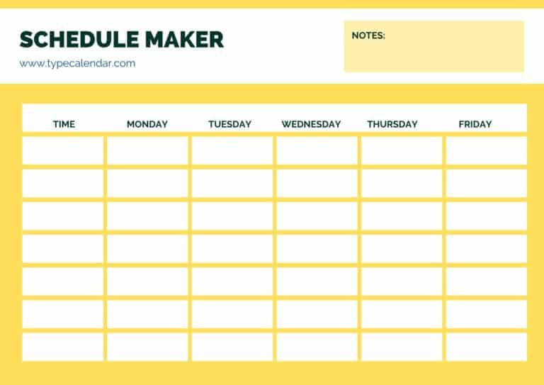 Schedule Maker Free College Schedule Maker Online