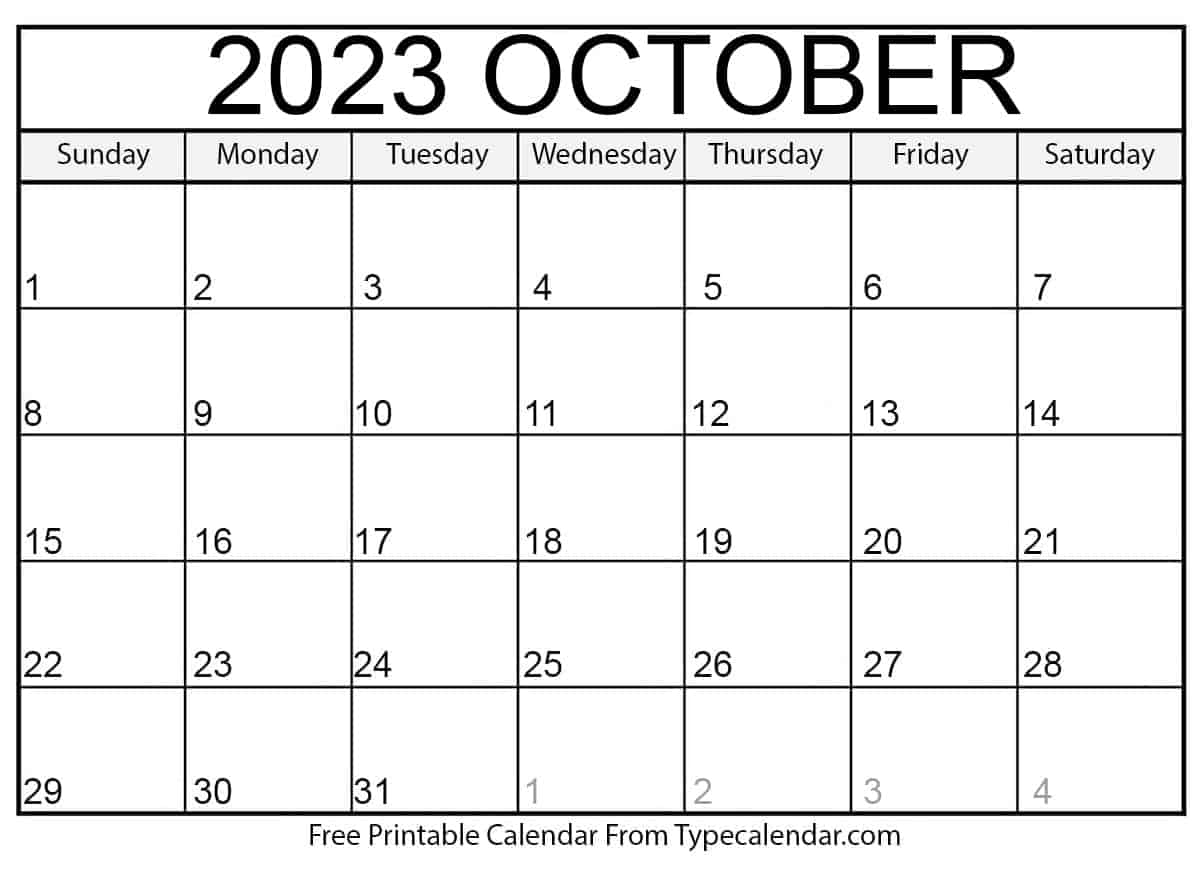 October 2023 Calendar Roll20 Online Virtual Tabletop