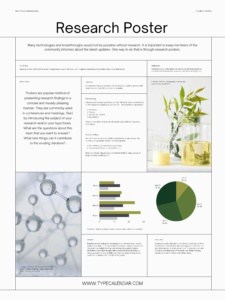 Printable Research Poster Template - Communicate Your Research Findings ...
