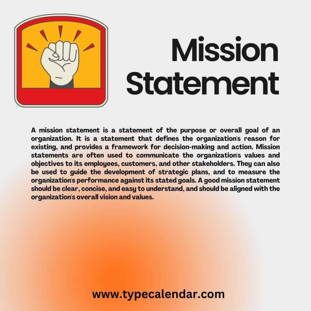 Printable Mission Statement Templates Create A Clear And Inspiring Vision