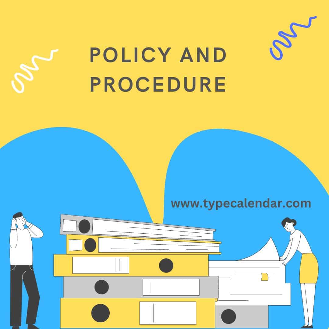 Free Printable Policy And Procedure Templates Ensure Compliance