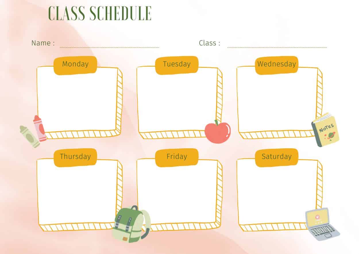 How To Create A College Class Schedule Effectively