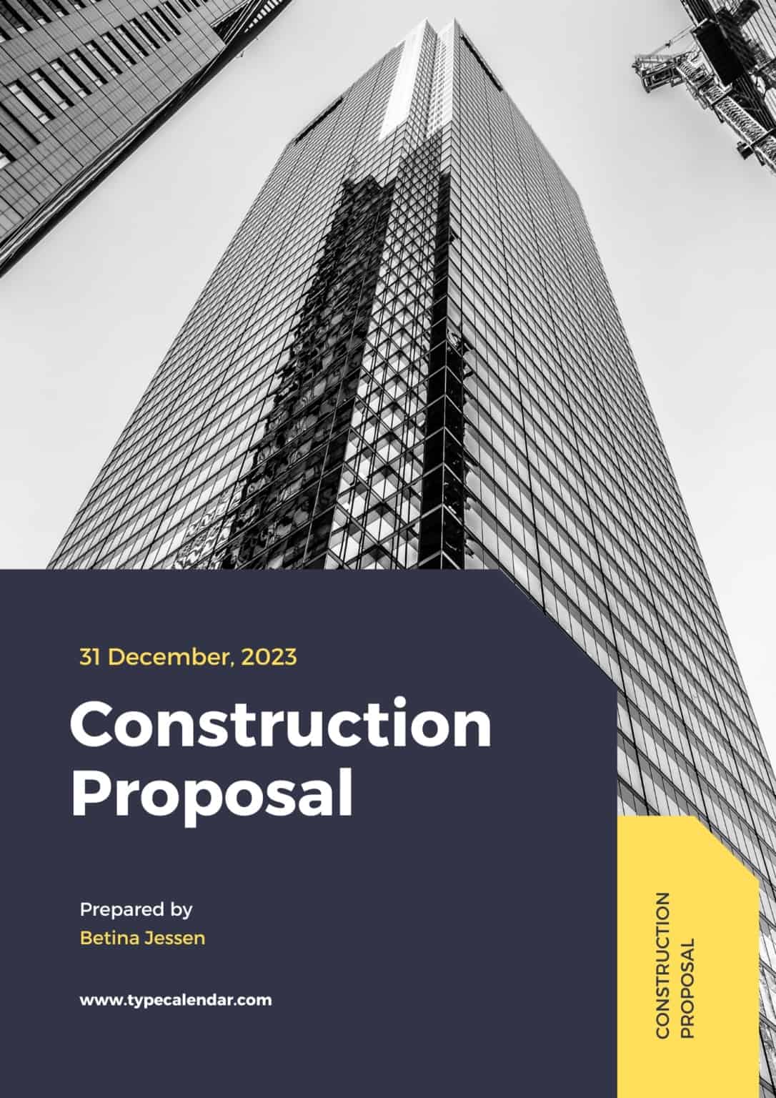 Free Printable Construction Proposal Templates [+ Agreements]