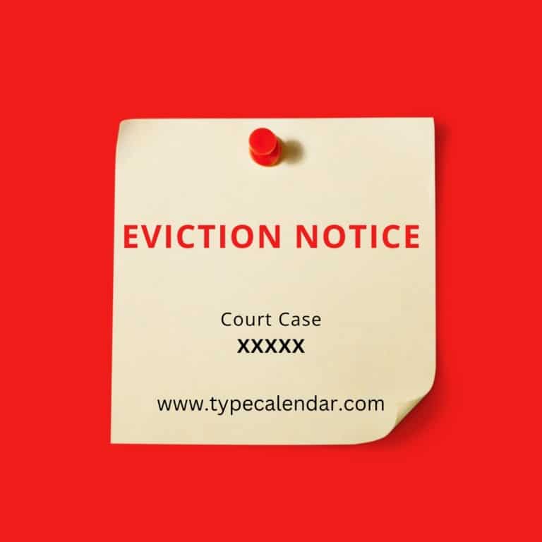 Free And Printable Eviction Notice Template Library
