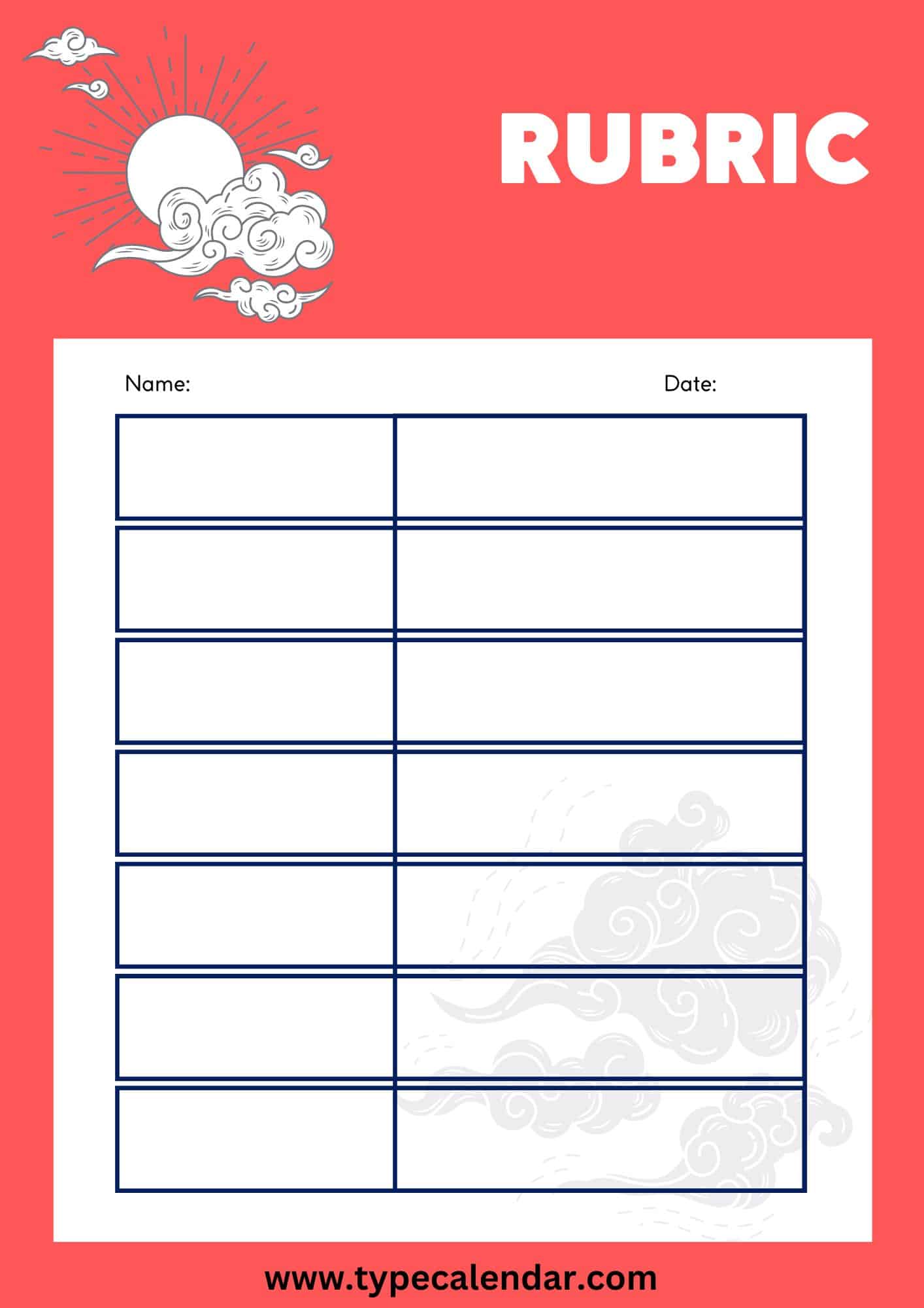 Emoji Rubric Template Editable In Google Docs By Teach 44 OFF