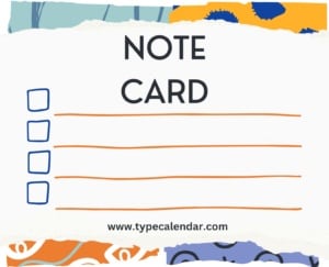 Free Printable Note Card Template [Make Someone's Day]