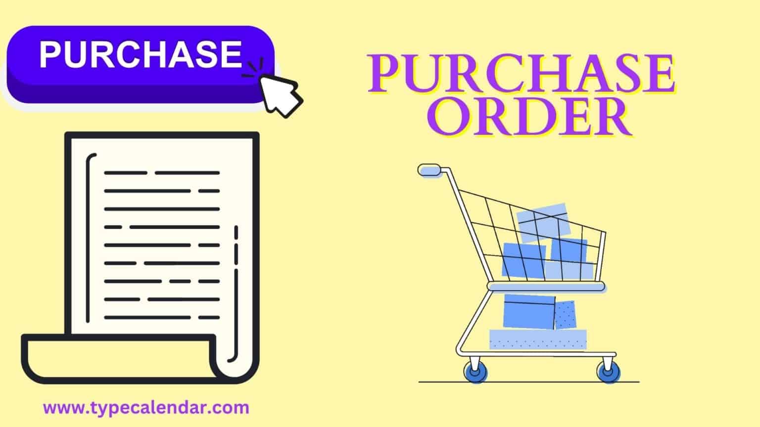 Free Printable Purchase Order Template Word, Excel, PDF [Customize Online]