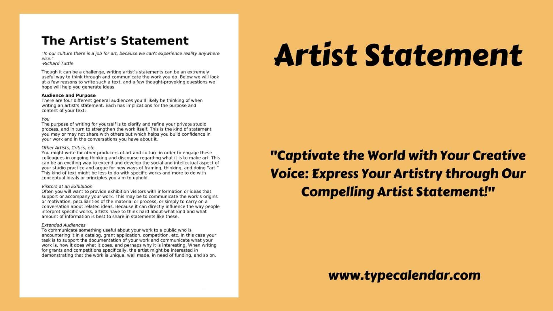 Examples Of Artist Statements For Painting Sale Online Laseb fae ufmg br