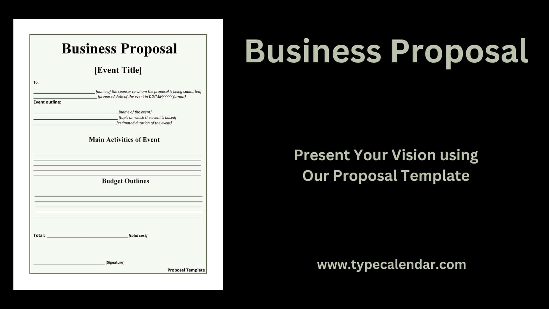 Free Printable Business Proposal Template Win Clients And Deals PDF 