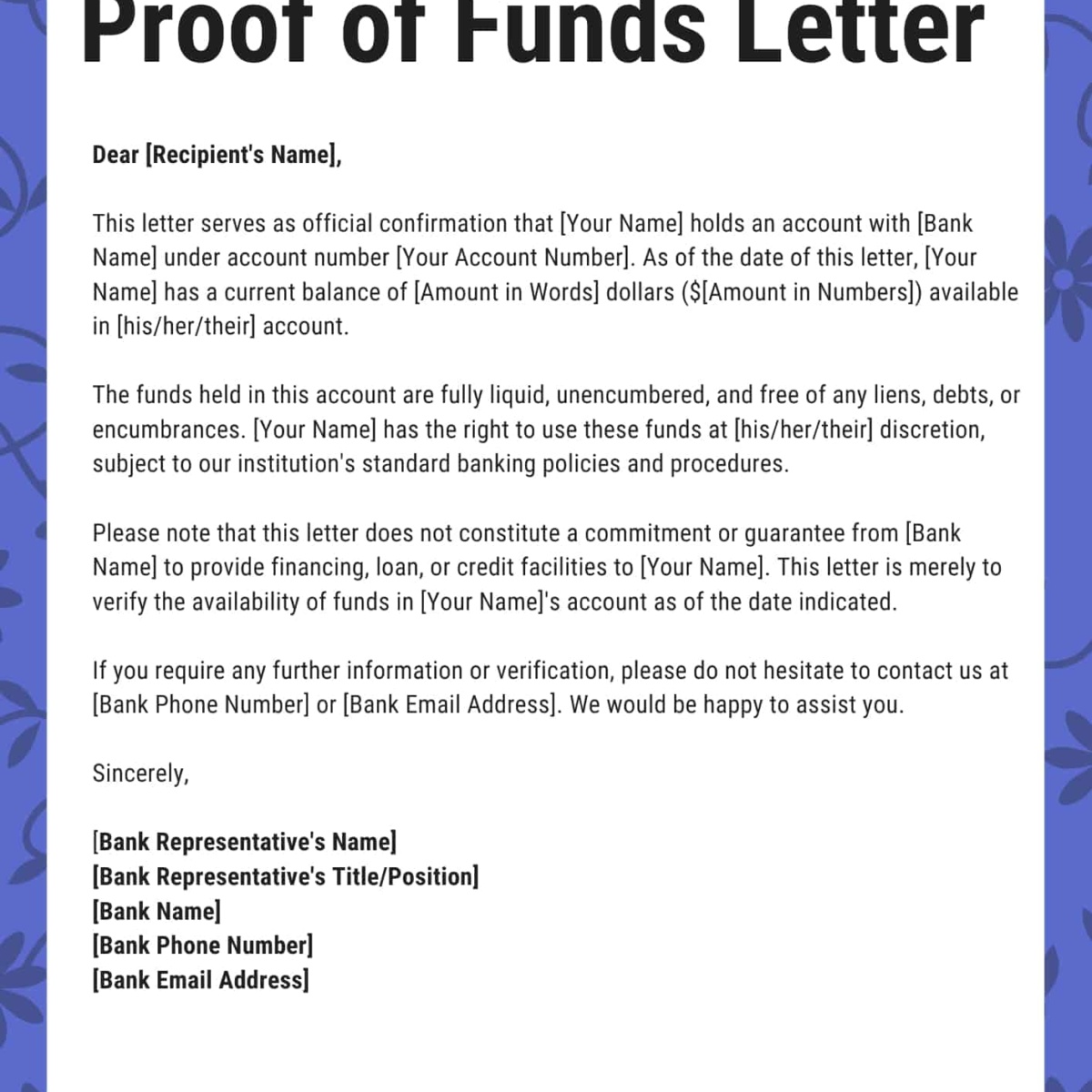 Free Printable Proof Of Residency Letter Templates [PDF, Word] Examples
