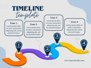 Free Printable Timeline Templates [Word, Excel] Historical