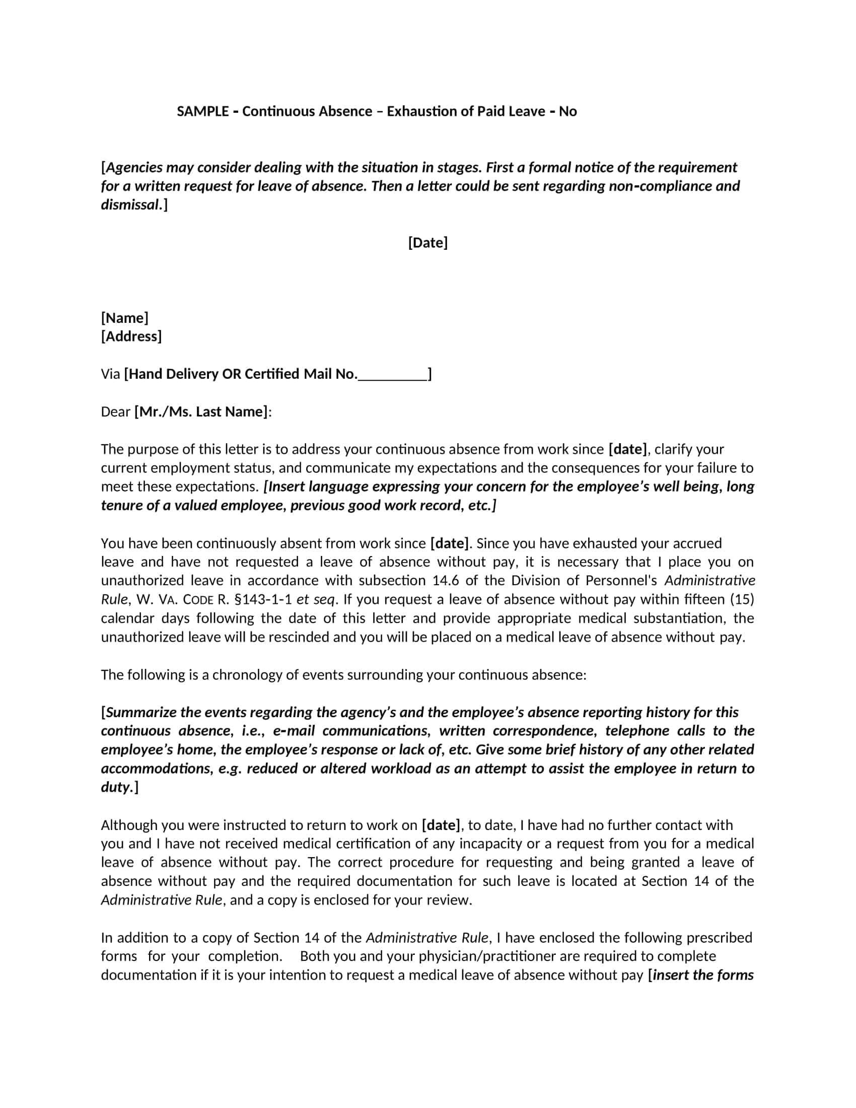 Free Printable Leave Of Absence Letter LOA Templates PDF Word free-printable-leave-of-absence-letter-loa-templates-pdf-word