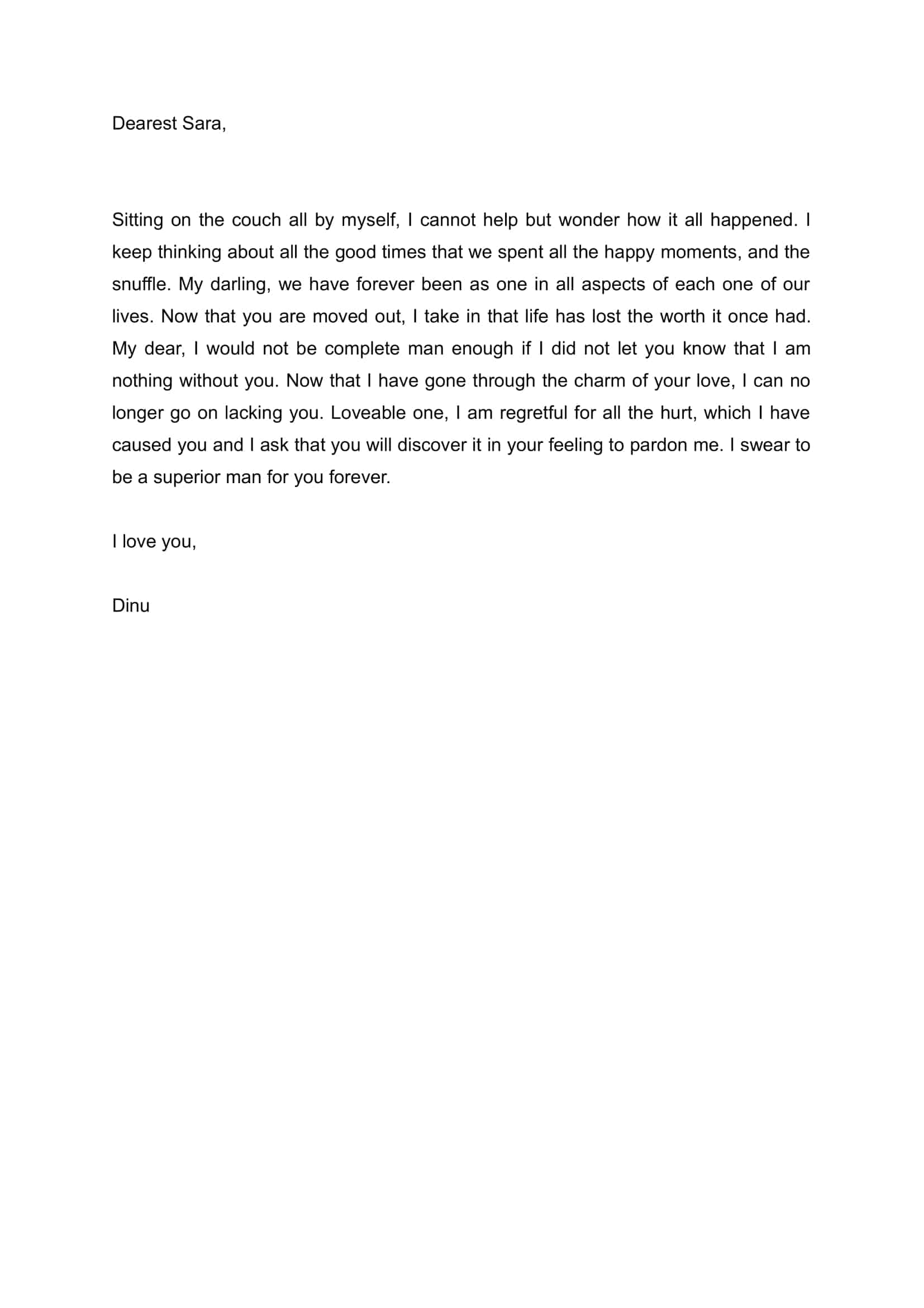 Free Printable Love Letter Templates Word PDF Free Printable Love Letter Templates Word PDF