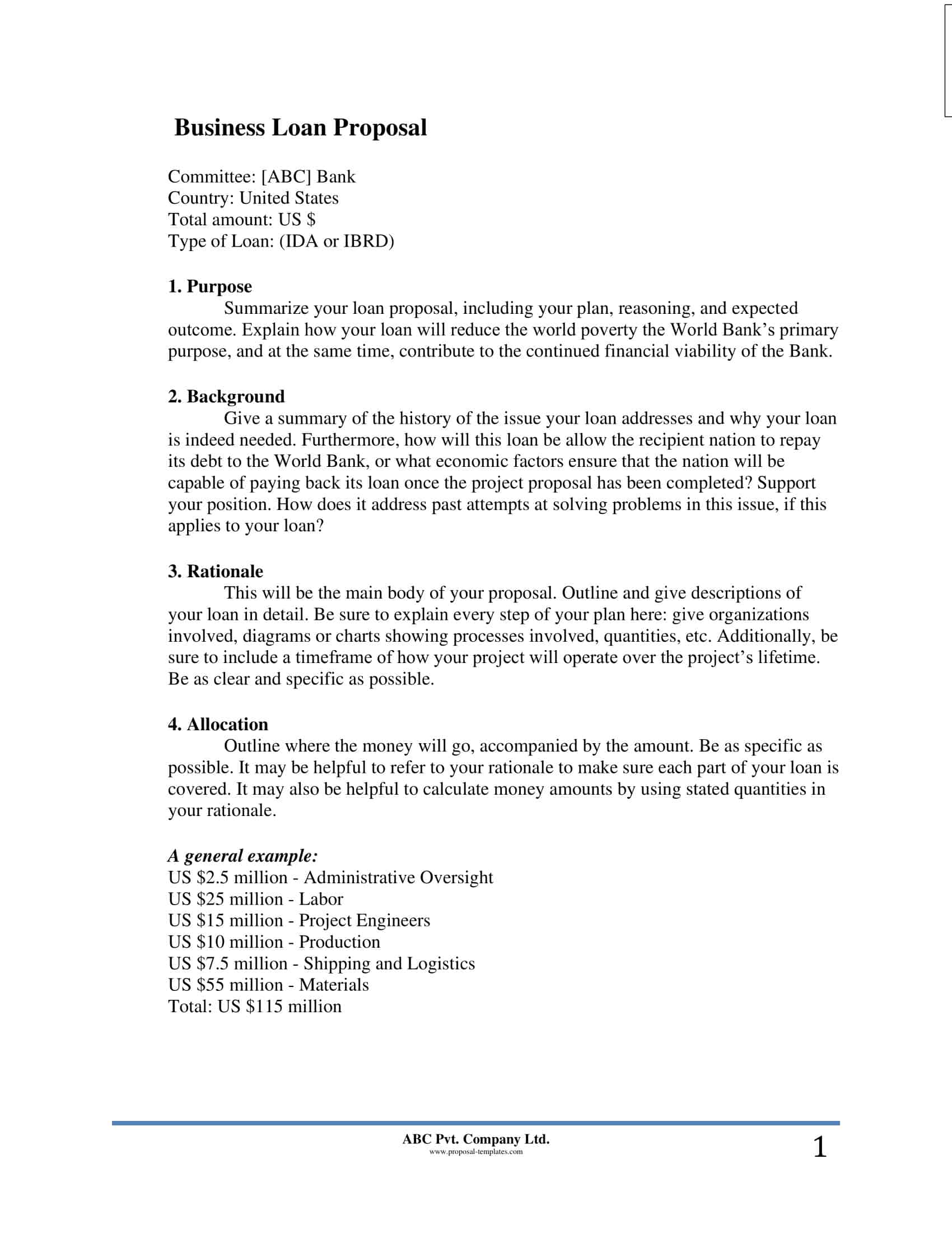 Free Printable Business Proposal Templates Word PDF Investors Free Printable Business Proposal Templates Word PDF Investors