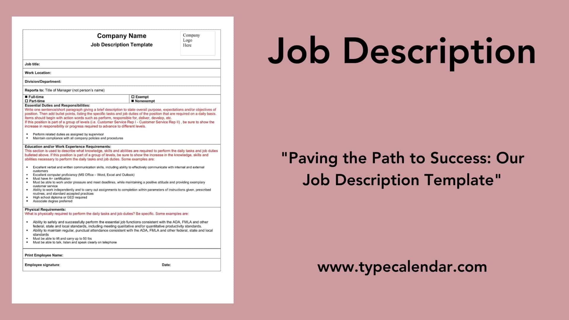 Job Description Job Post Understanding The Key Differences 56 OFF
