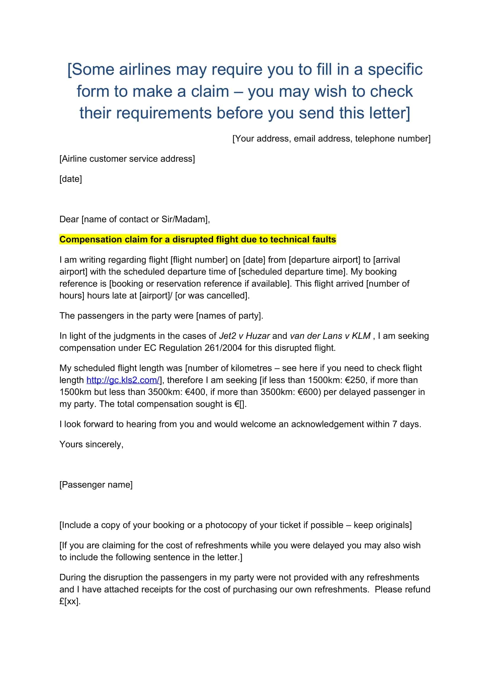 Free Printable Claim Letter Templates PDF Word Examples free-printable-claim-letter-templates-pdf-word-examples