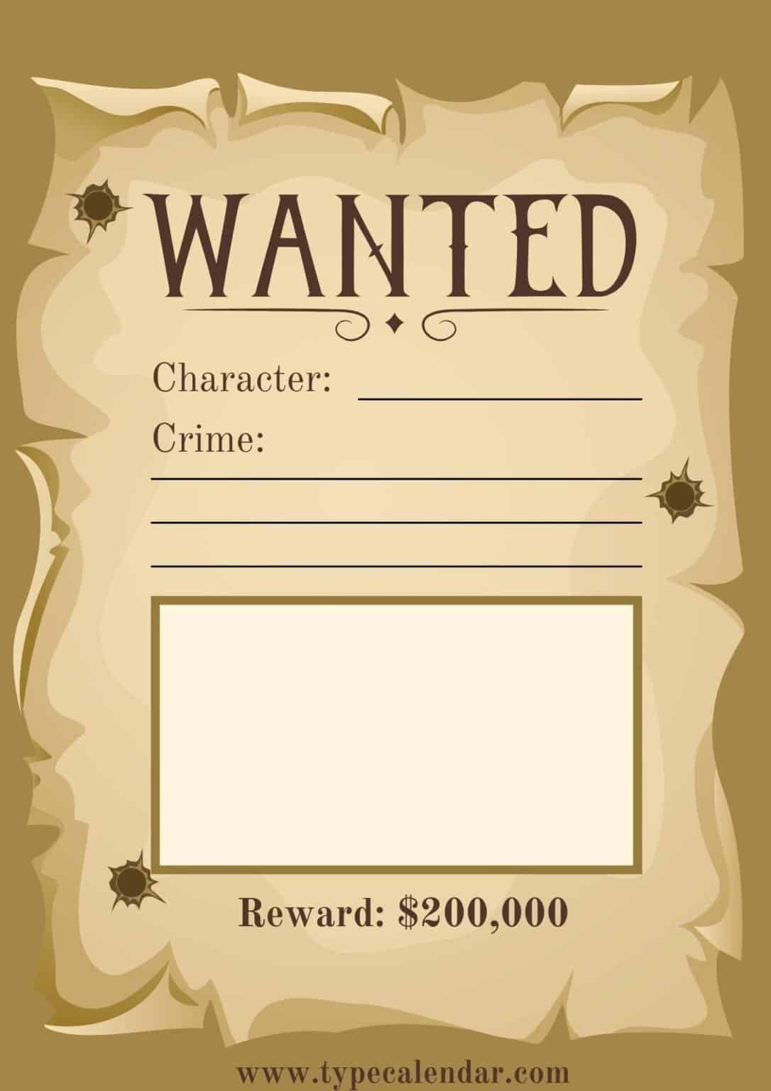 Free Printable Wanted Poster Templates [Word, PDF] One Piece