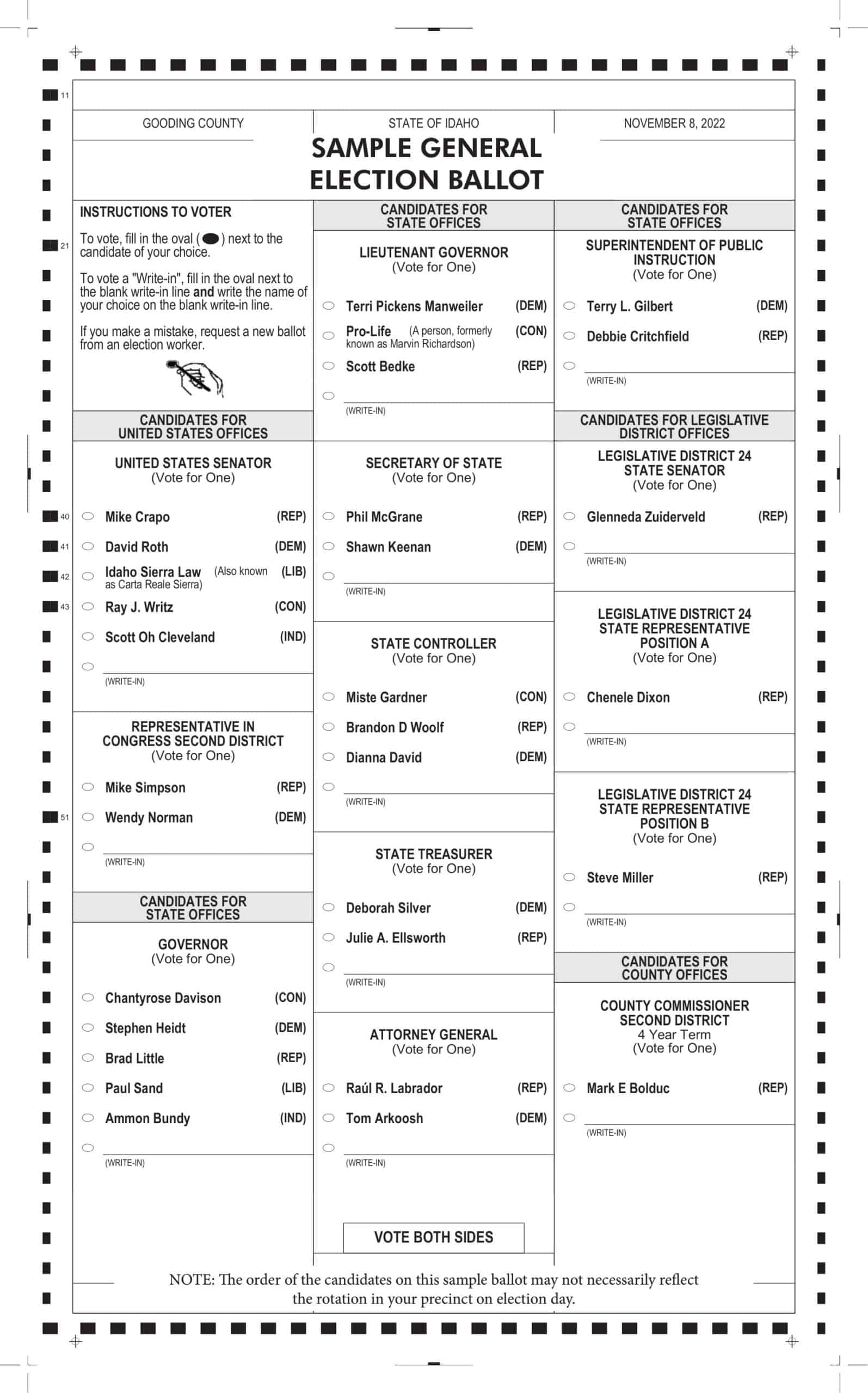 Free Printable Ballot Templates Word PDF Sample Voting Free Printable Ballot Templates Word PDF Sample Voting