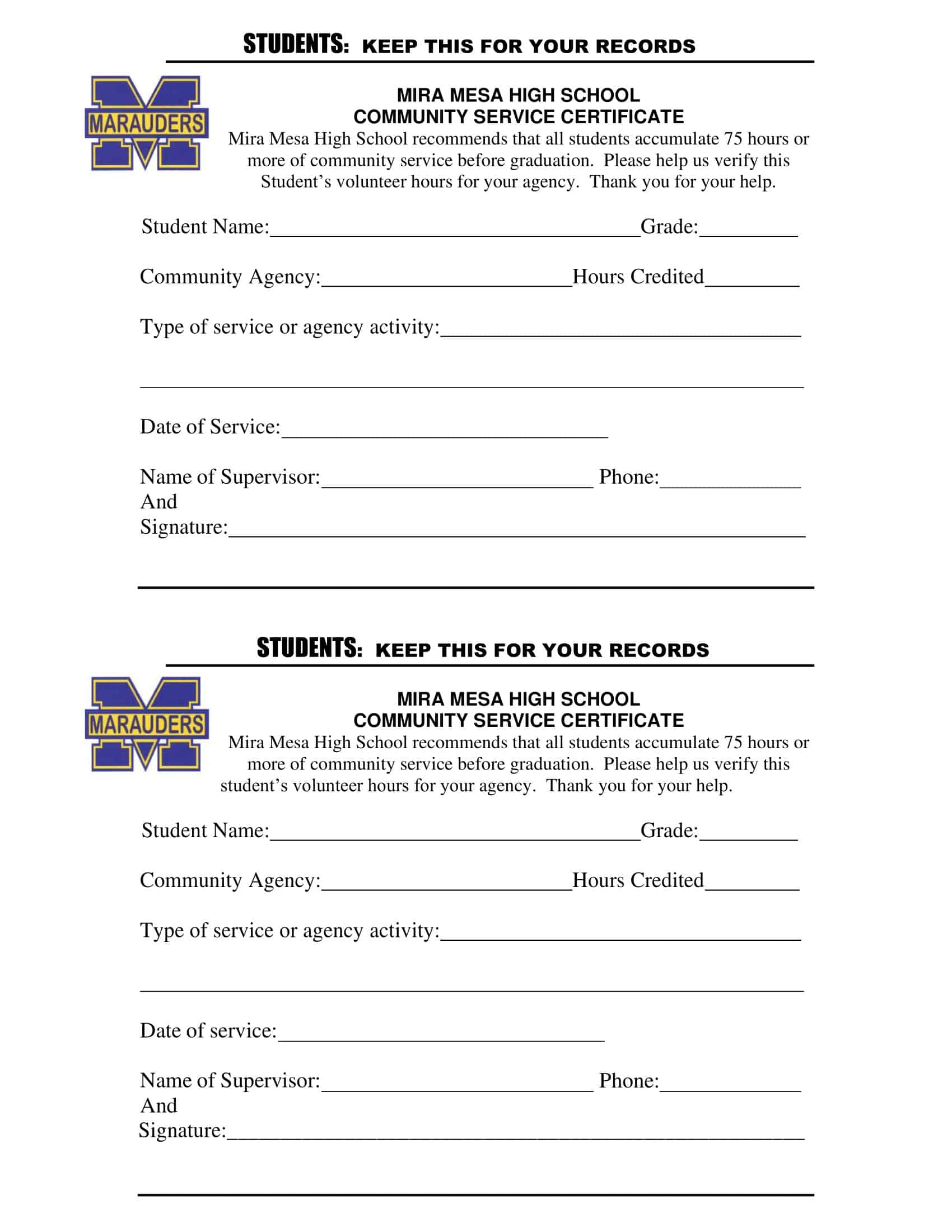 Free Printable Community Service Letter Template For Volunteers free-printable-community-service-letter-template-for-volunteers