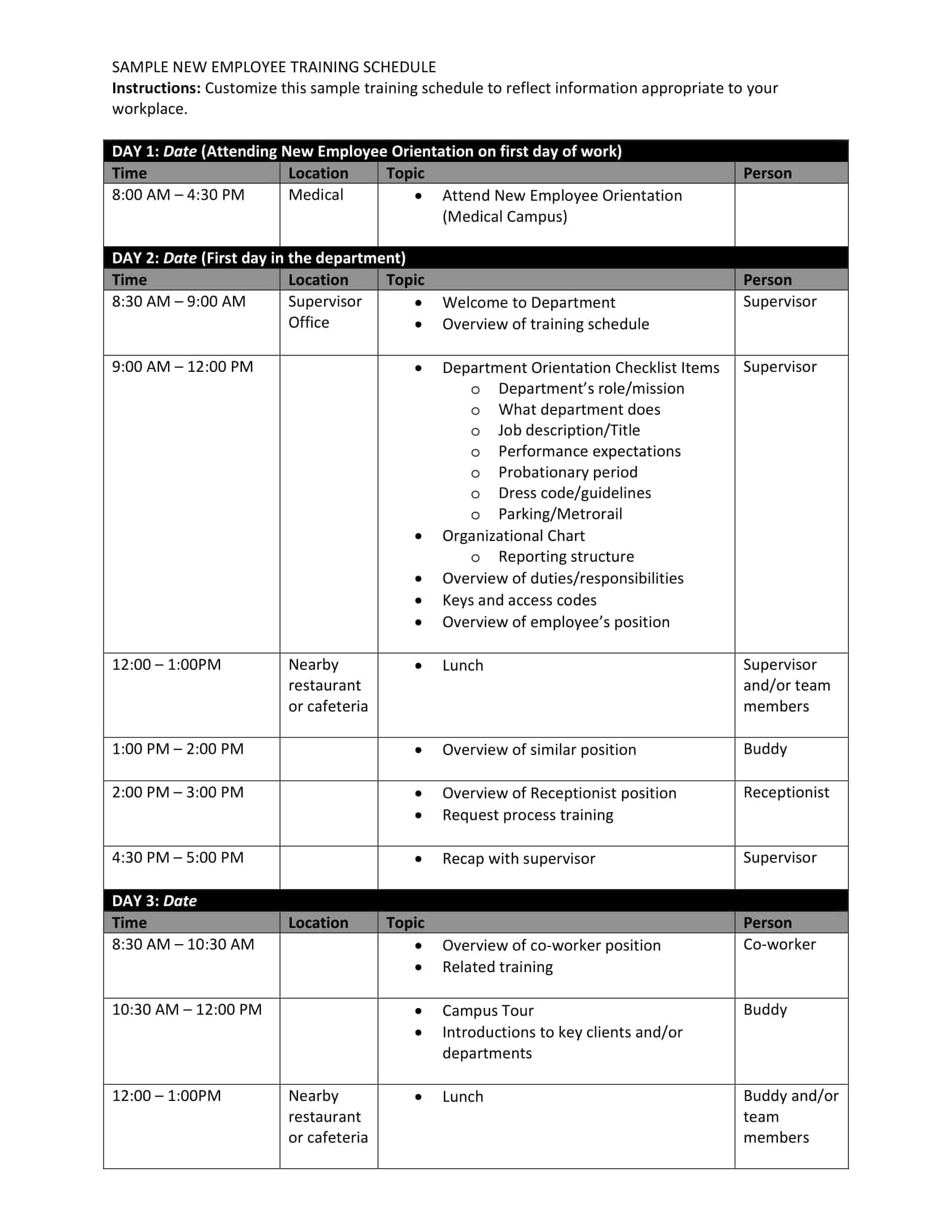 Employee Schedule Template Free Work Schedule PDF Excel Employee Schedule Template Free Work Schedule PDF Excel