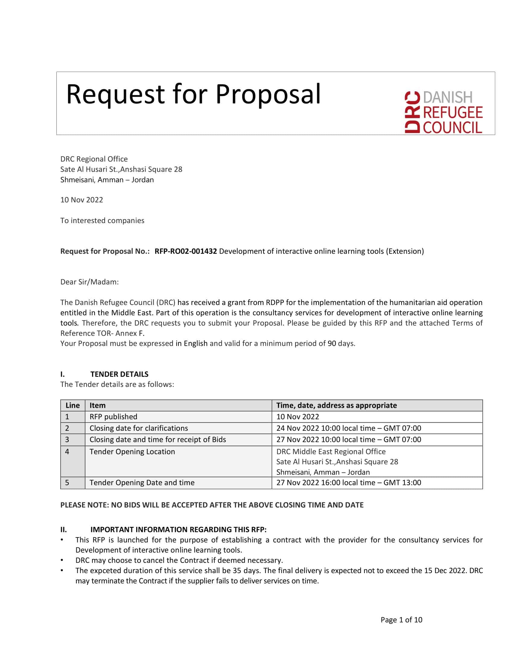 Free Printable Request For Proposal Templates [word, Pdf, Excel]