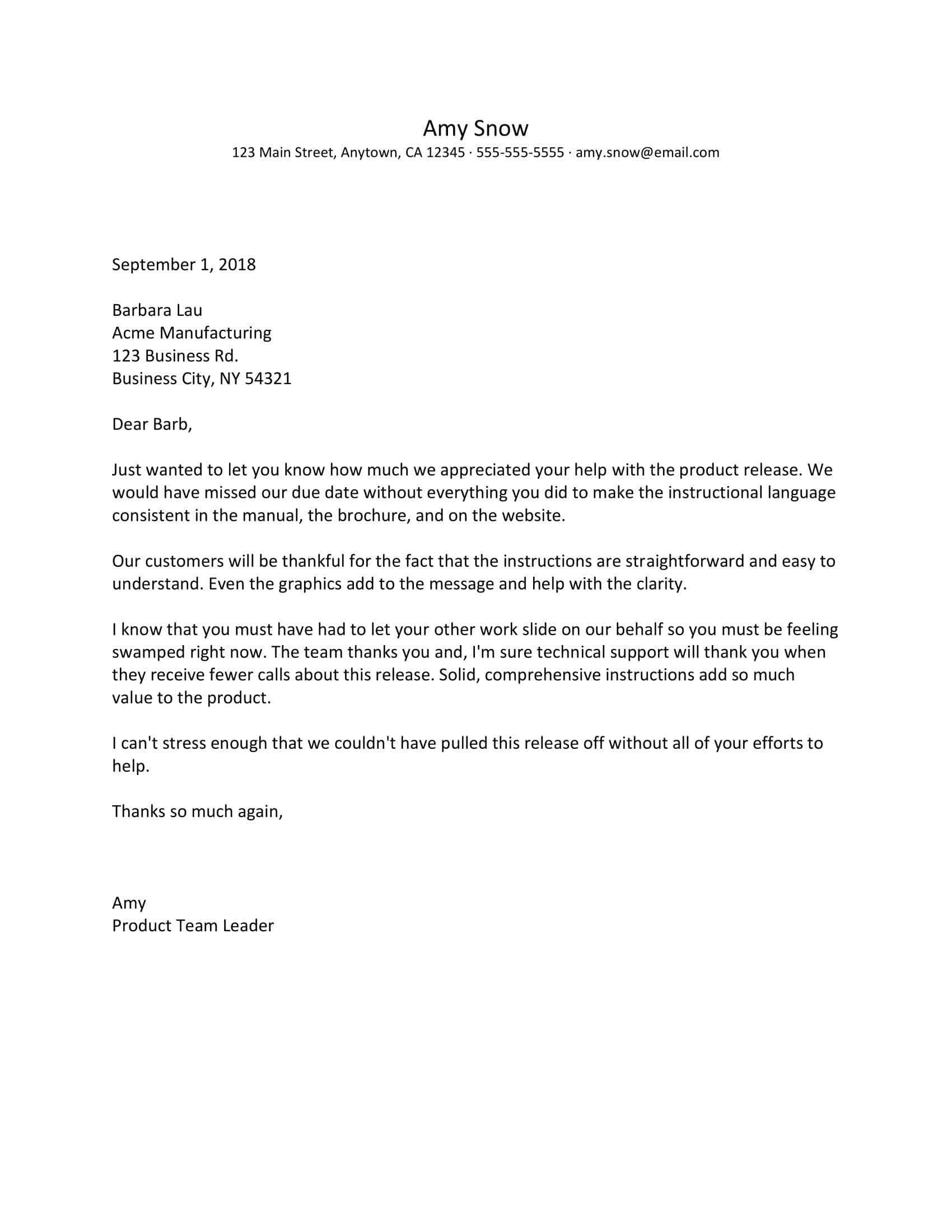 Free Printable Employee Recognition Letter Templates PDF Hard Work Free Printable Employee Recognition Letter Templates PDF Hard Work