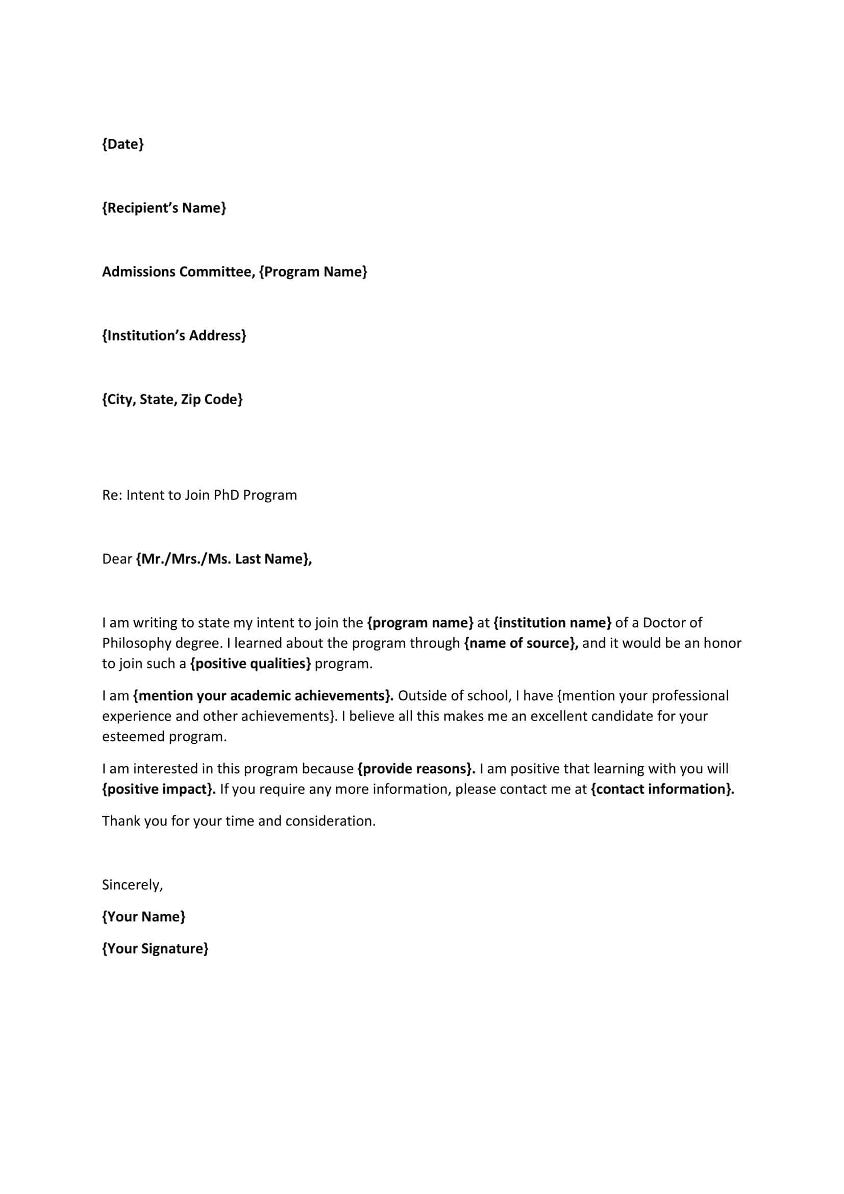 Free Printable Letter Of Intent For Graduate School Templates Word PDF free-printable-letter-of-intent-for-graduate-school-templates-word-pdf