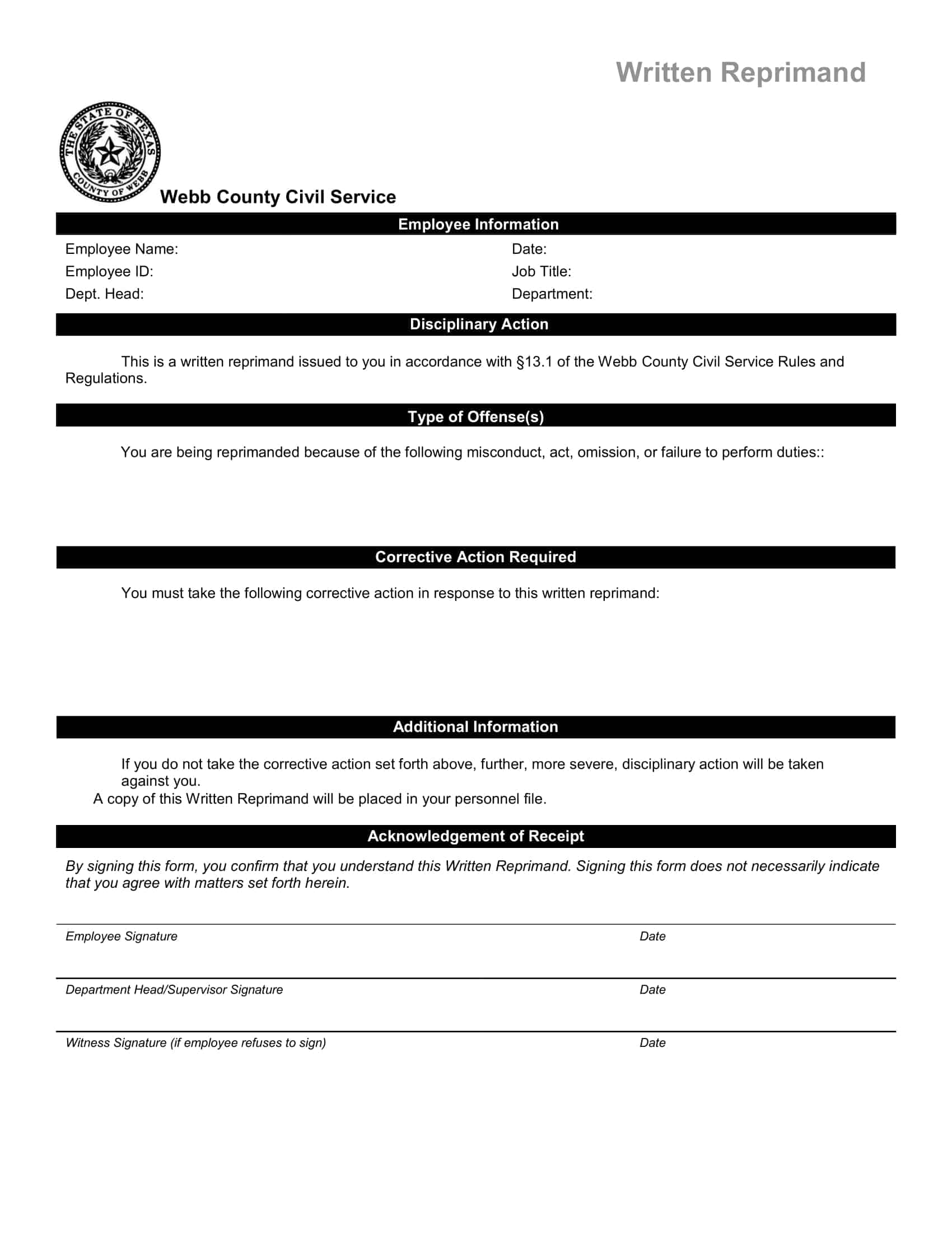 Free Printable Letter Of Reprimand Templates Army Air Force Example free-printable-letter-of-reprimand-templates-army-air-force-example