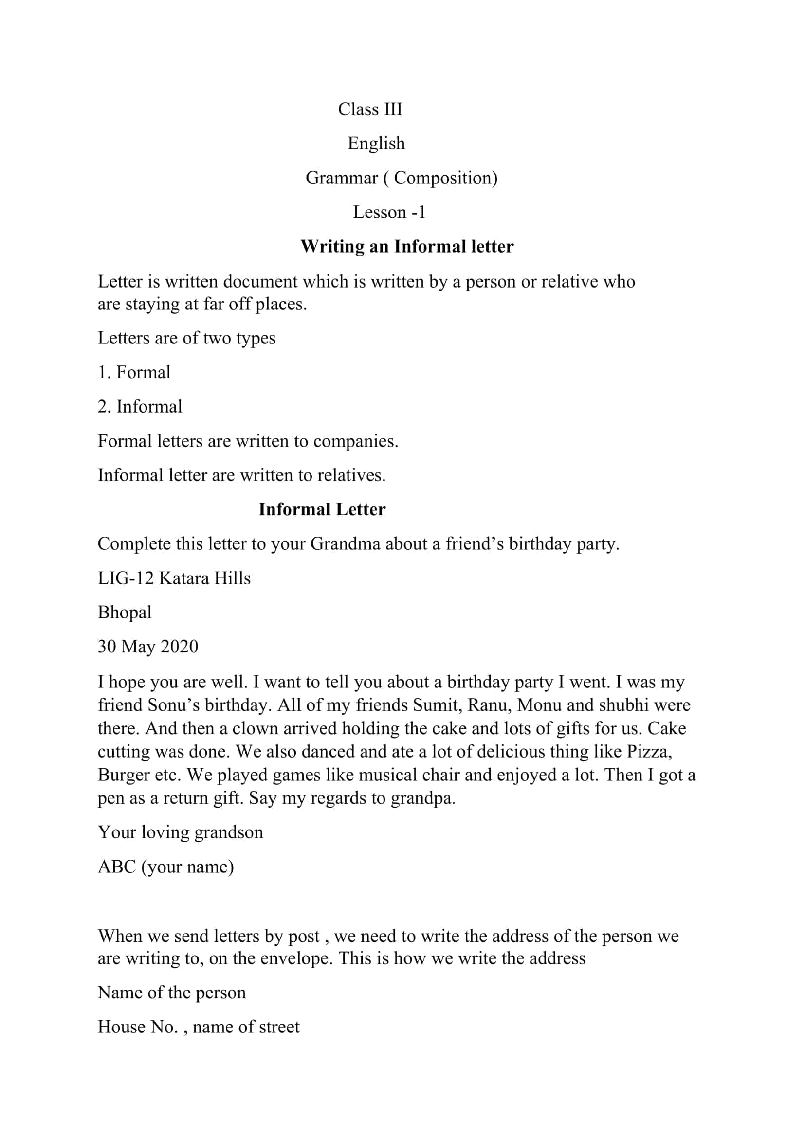 Free Printable Informal Letter Templates Word PDF Blank Example free-printable-informal-letter-templates-word-pdf-blank-example
