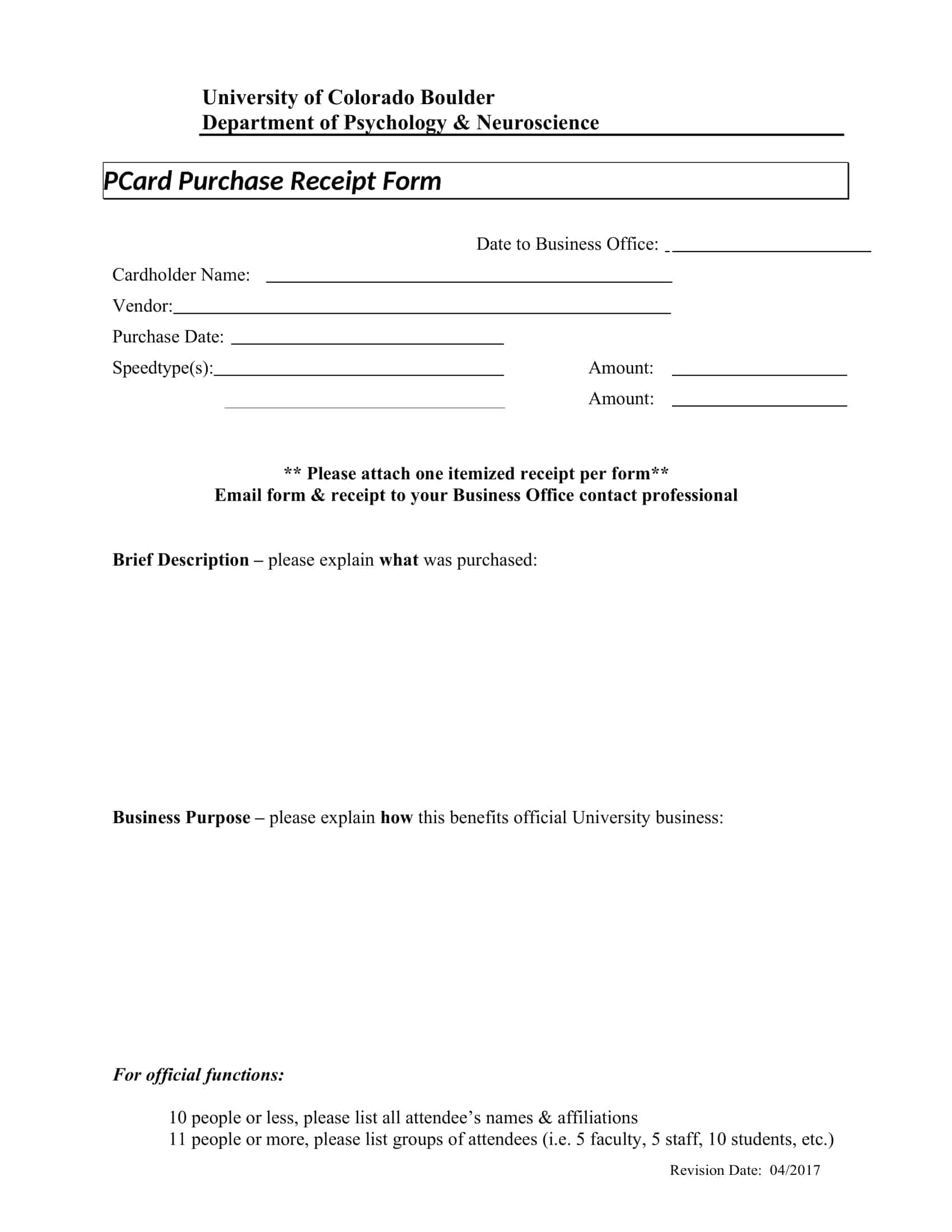 Free Printable Purchase Receipt Templates [Word, Excel] Generator