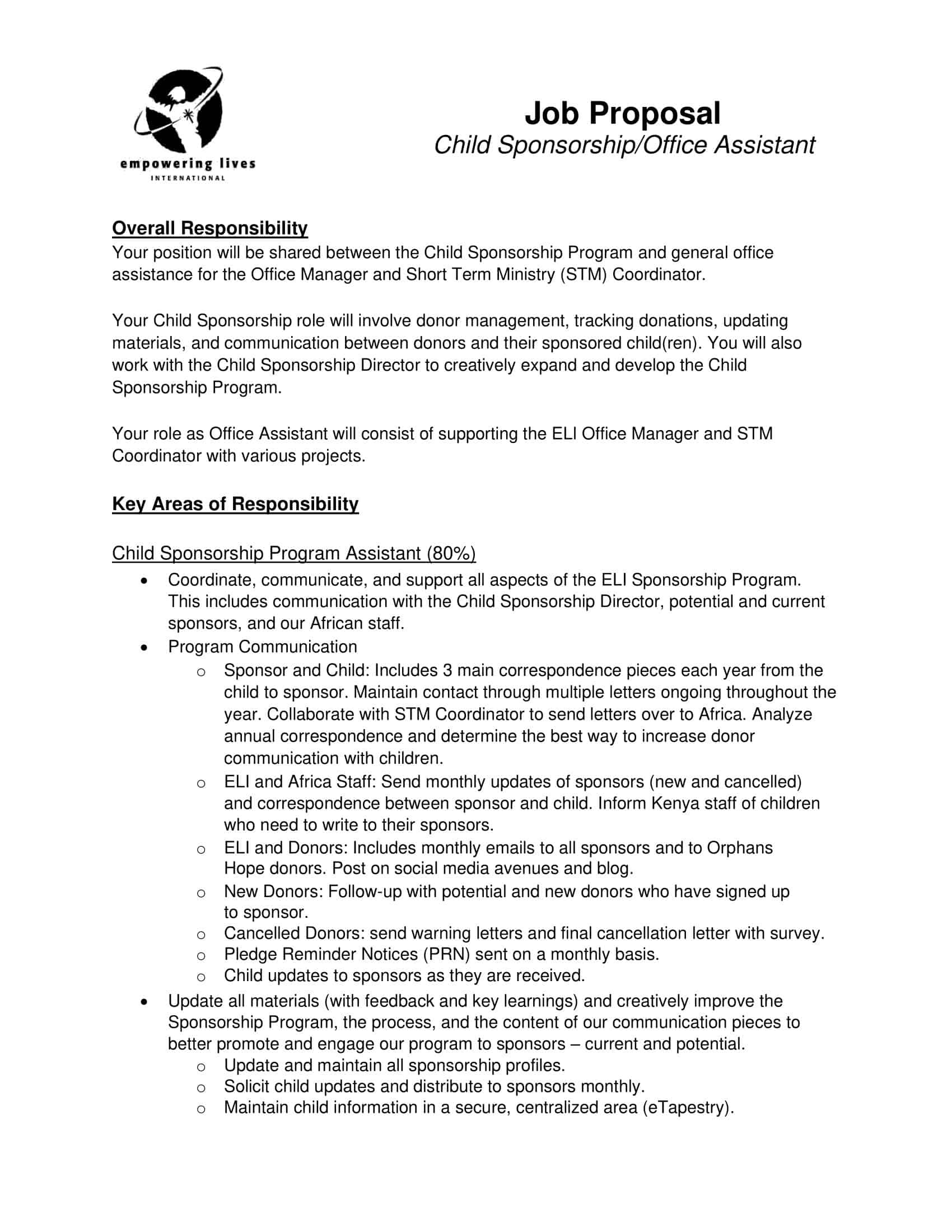 Free Printable Job Proposal Templates Simplify Your Job Search Free Printable Job Proposal Templates Simplify Your Job Search