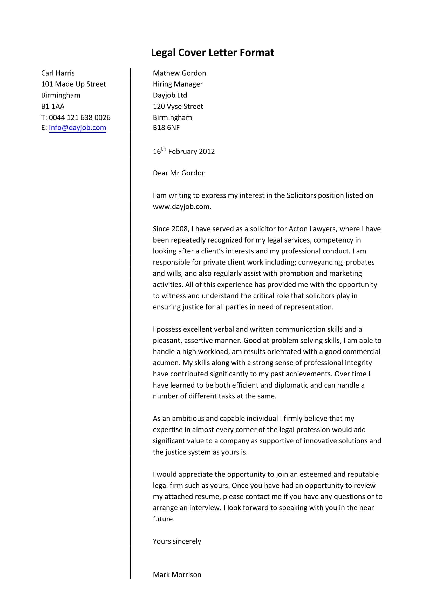 Free Printable Legal Letter Templates Word Doc free-printable-legal-letter-templates-word-doc