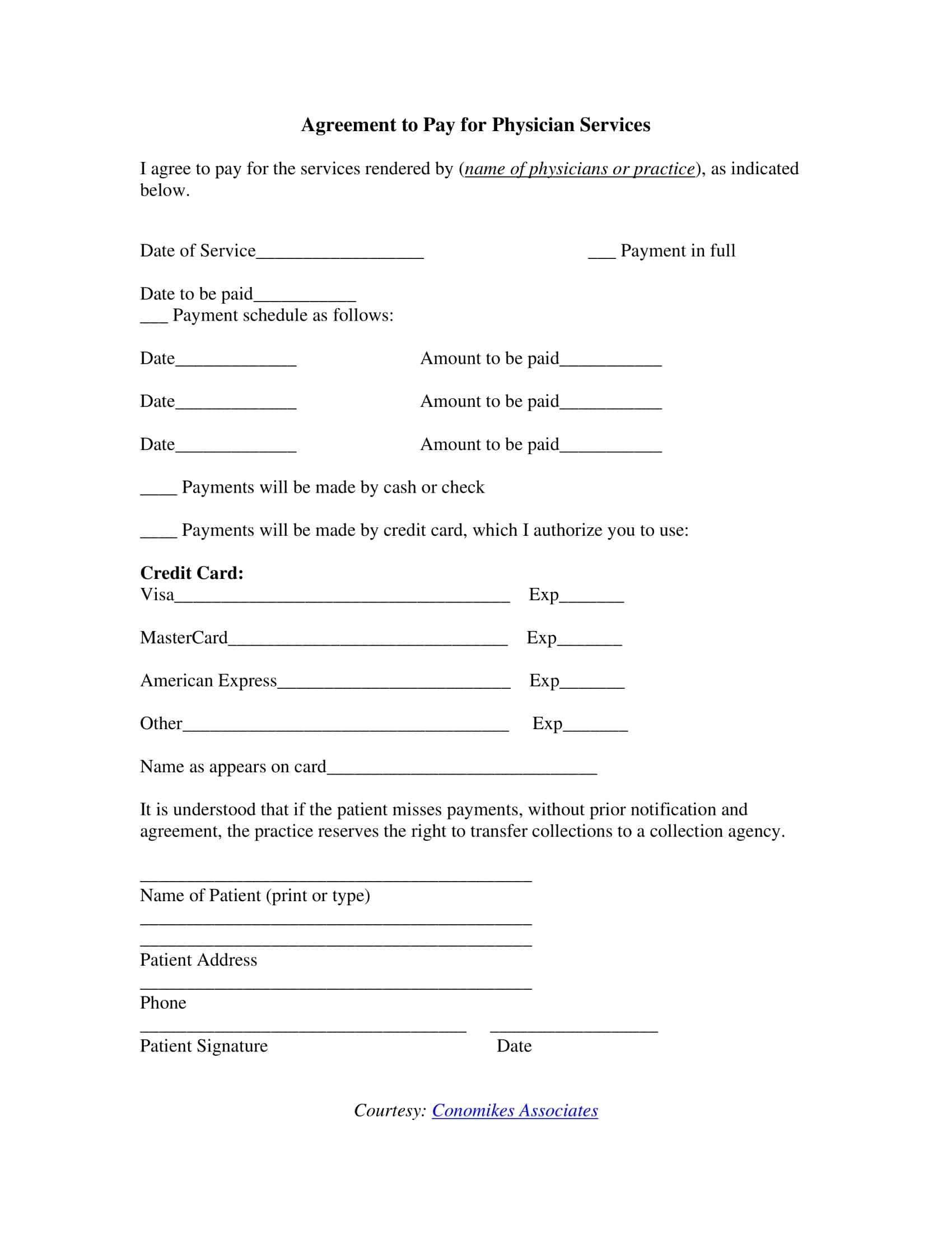 Free Printable Payment Agreement Templates PDF Word Free Printable Payment Agreement Templates PDF Word