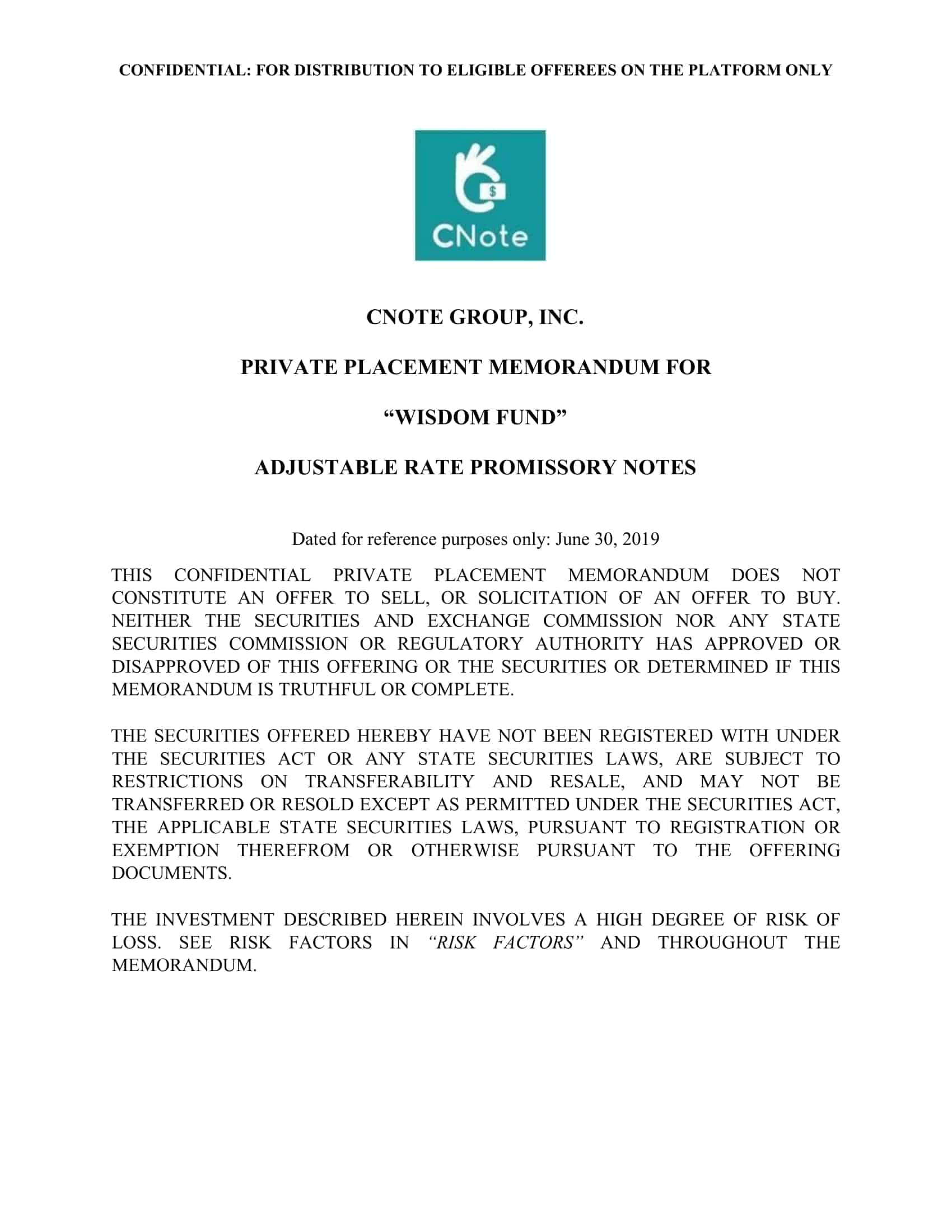 Free Printable Private Placement Memorandum Templates [Word, PDF]