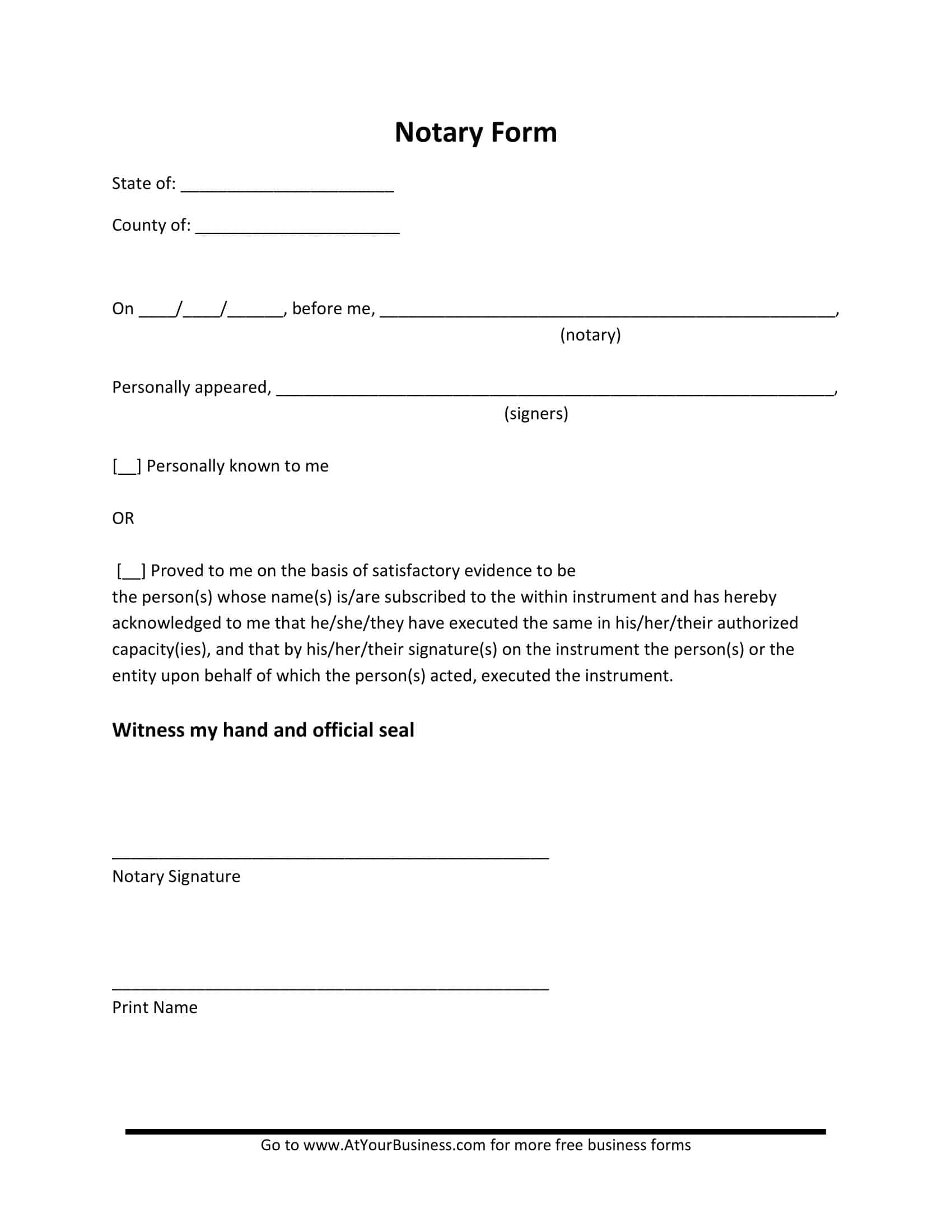 Free Printable Notarized Letter Template Customize And Download Now PDF Free Printable Notarized Letter Template Customize And Download Now PDF