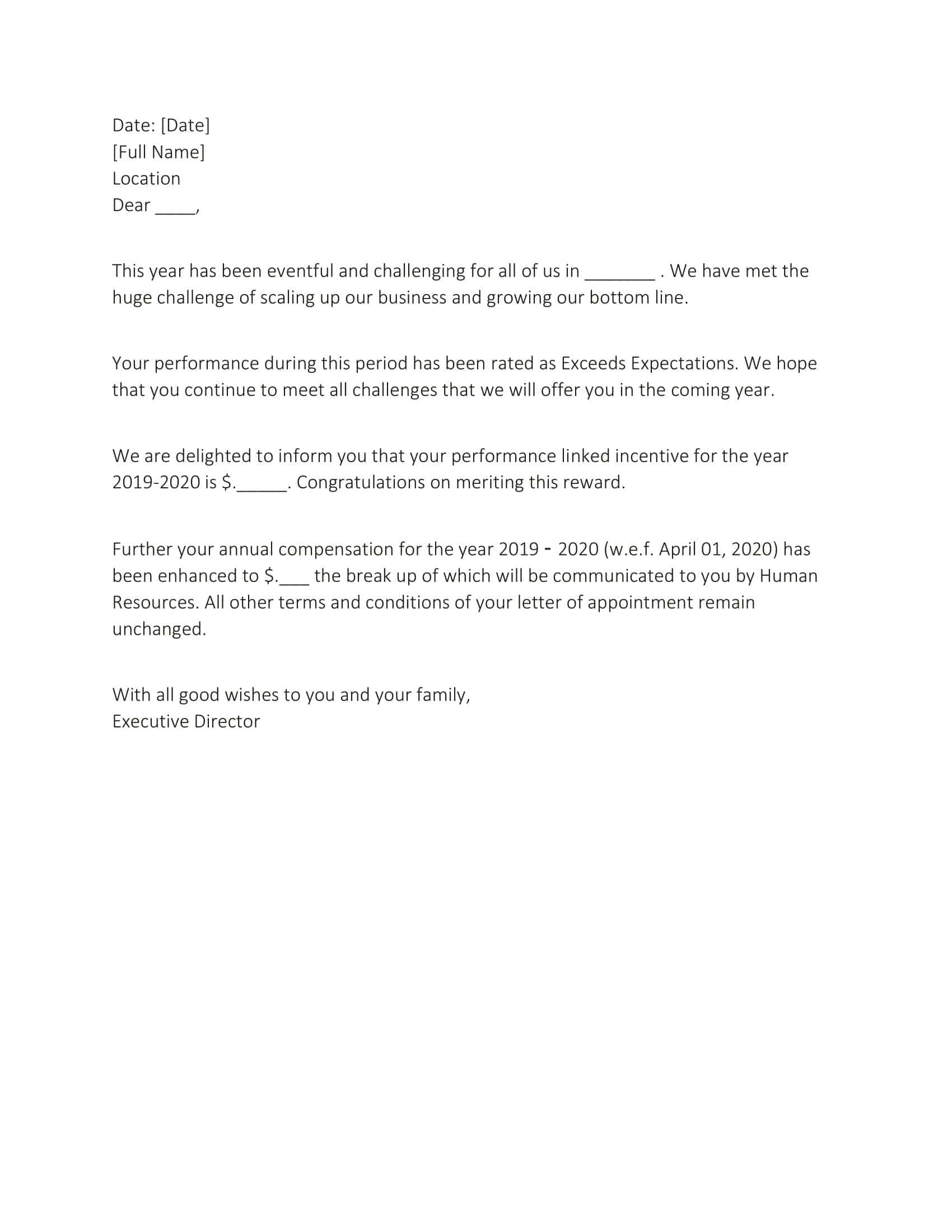 Free Printable Salary Increase Letter Templates from Employer To Employee free-printable-salary-increase-letter-templates-from-employer-to-employee