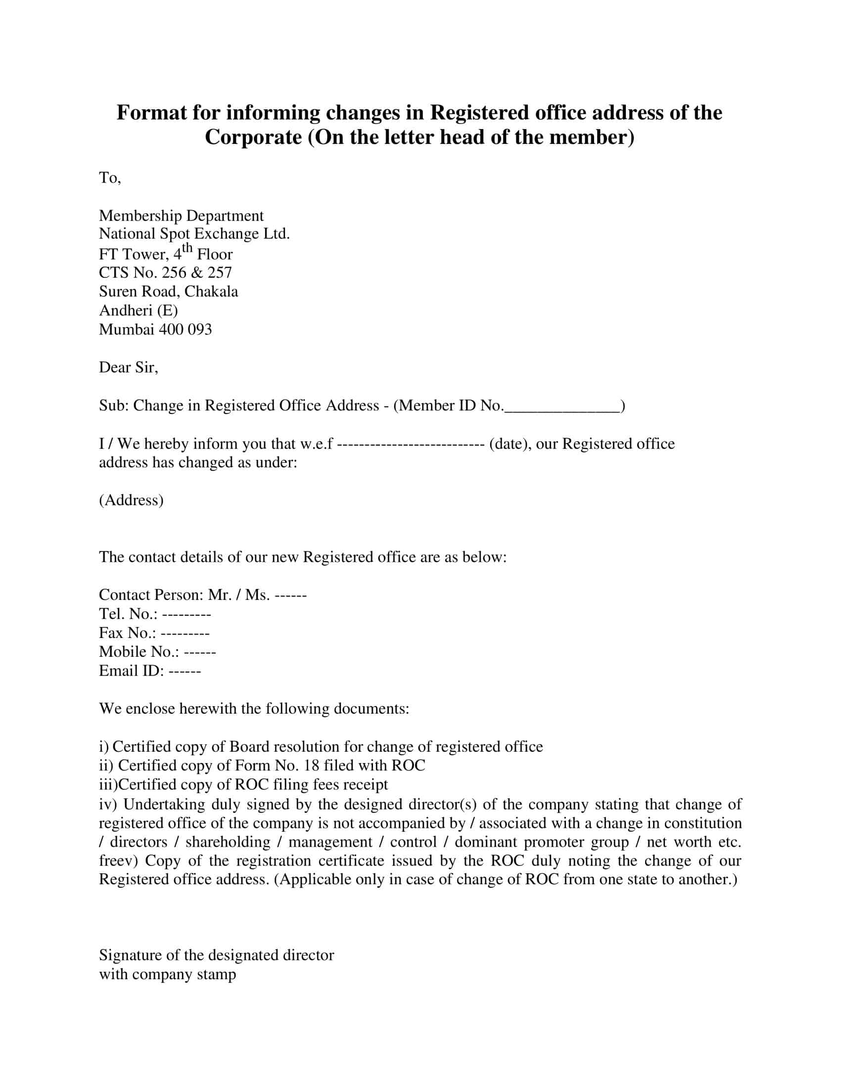 Free Printable Change Of Address Letter Templates PDF Word Business free-printable-change-of-address-letter-templates-pdf-word-business