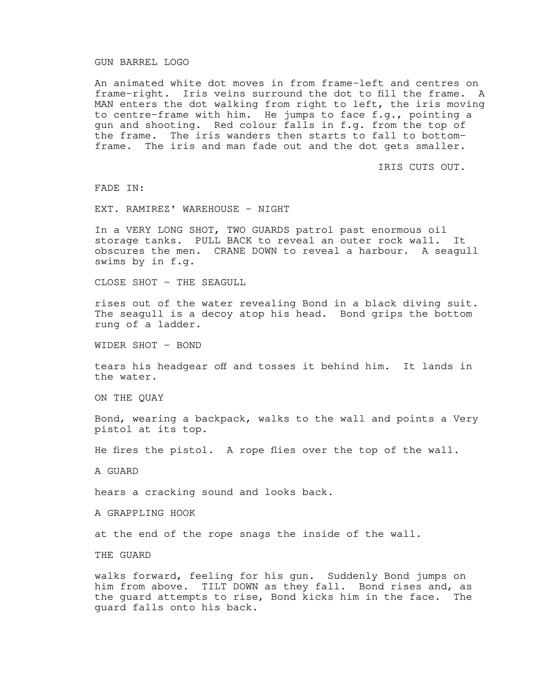 Free Printable Screenplay Templates Word PDF 