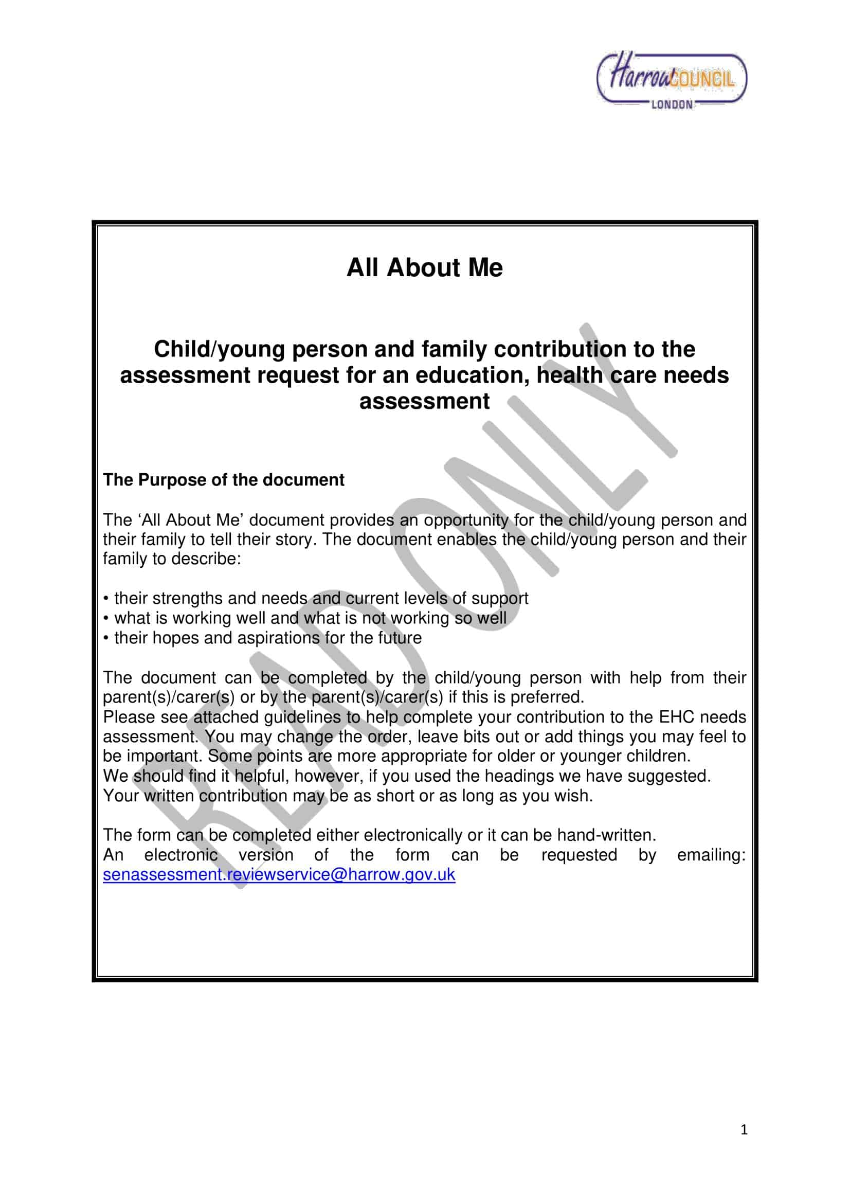 Free Printable All About Me Templates [Word, PDF] Worksheet Teachers ...