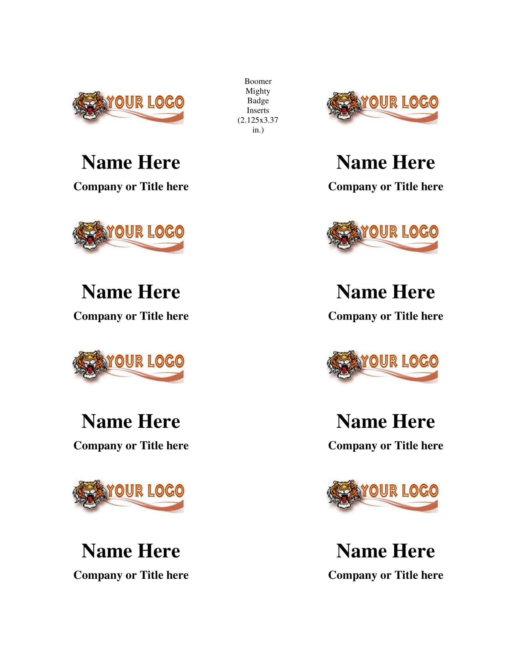 Free Printable Name Tag Templates Word With Picture Ideas