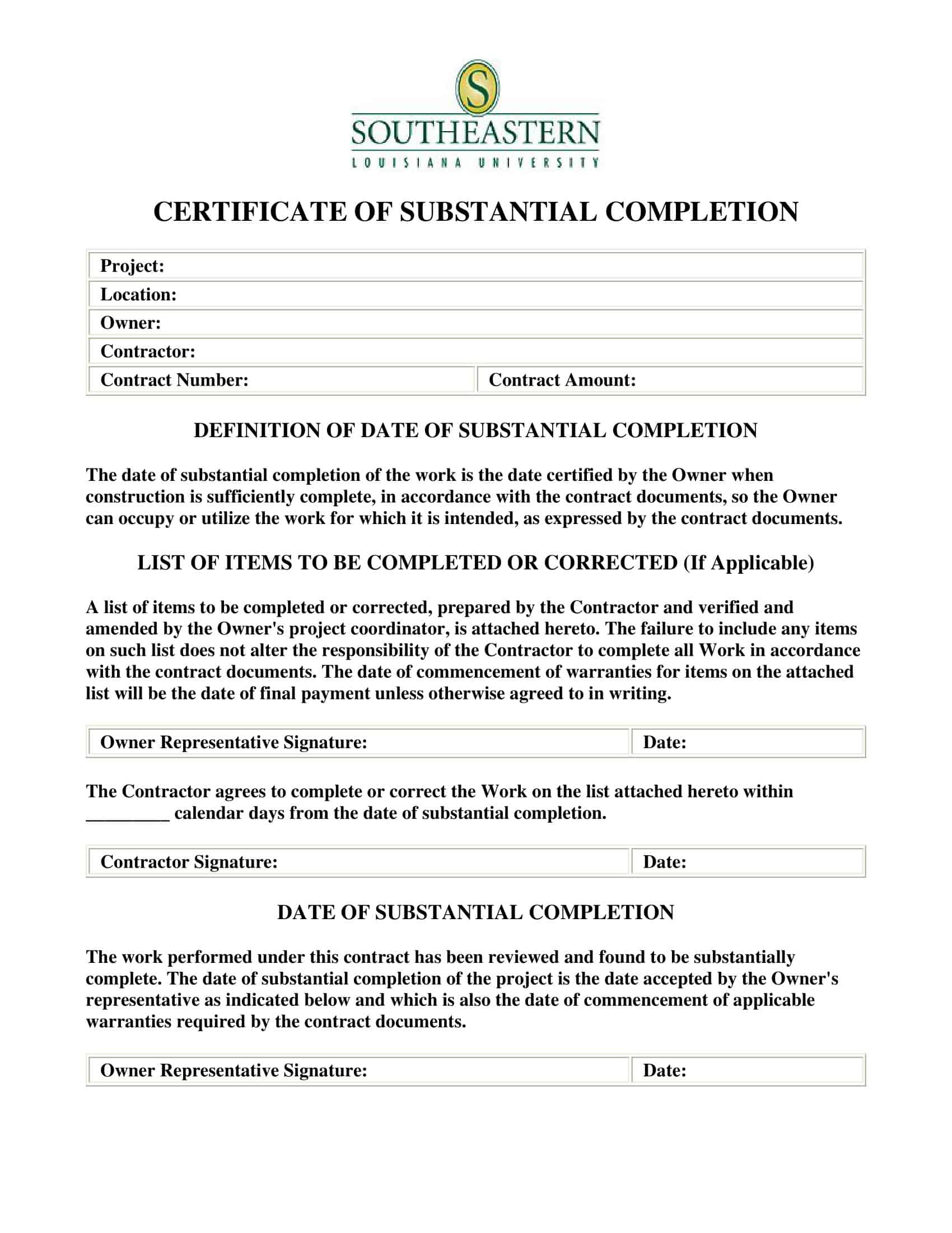 Free Printable Certificate Of Completion Templates Word PDF Free Printable Certificate Of Completion Templates Word PDF