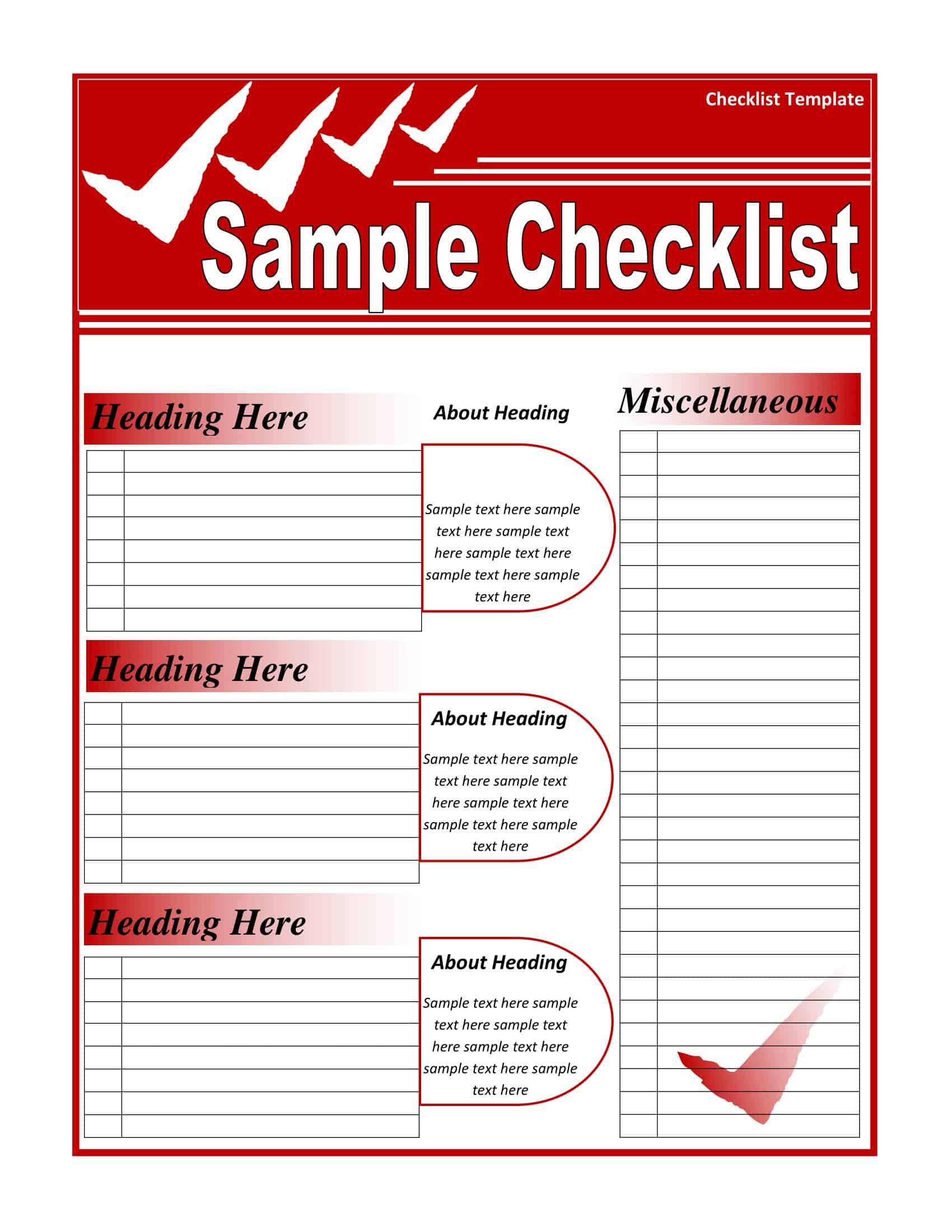 Free Printable To Do List Checklist Templates Word PDF Excel Free Printable To Do List Checklist Templates Word PDF Excel