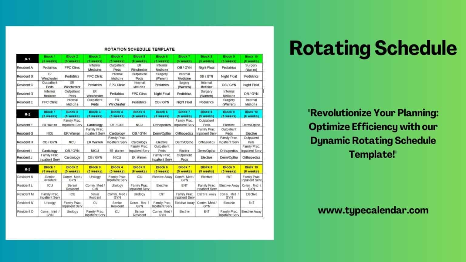 2025 Rotating Day Off Calendar Printable Gusty Katusha