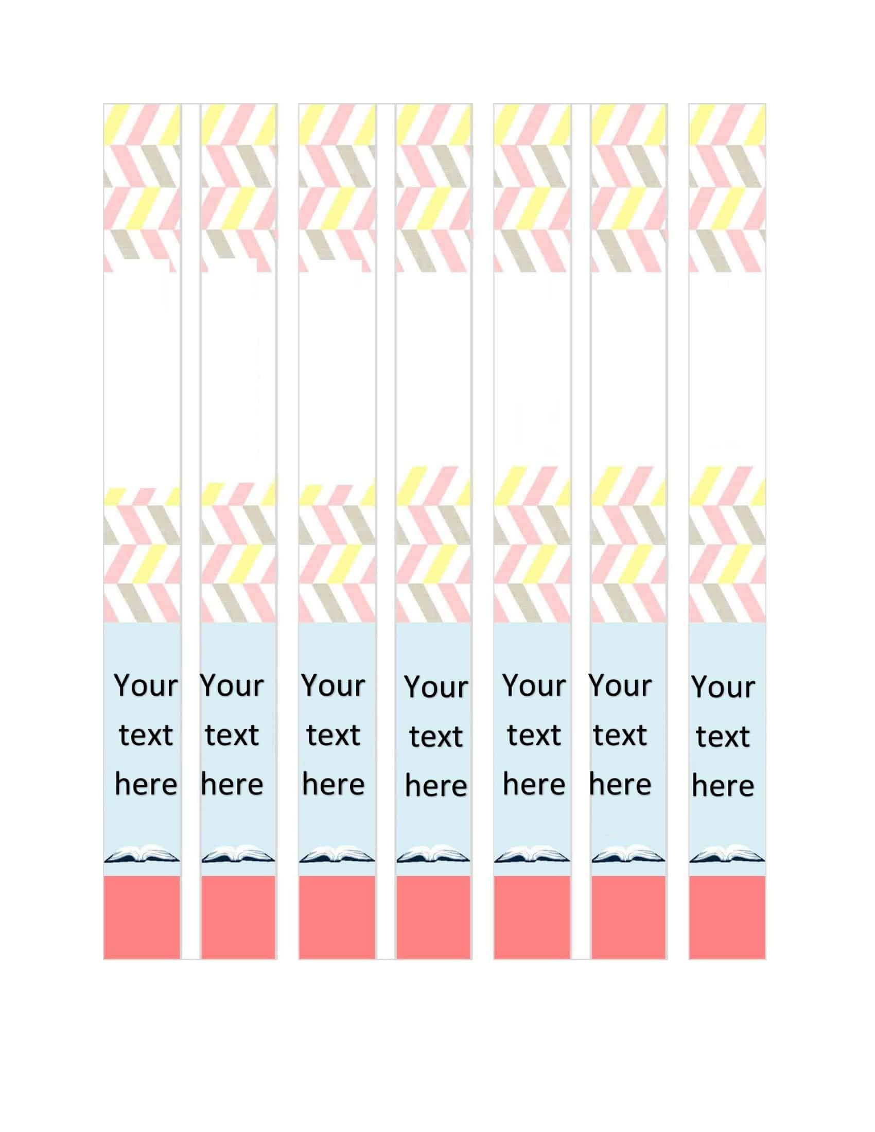 Free Printable Binder Spine Insert Templates 1 2 3 Inch Label Word