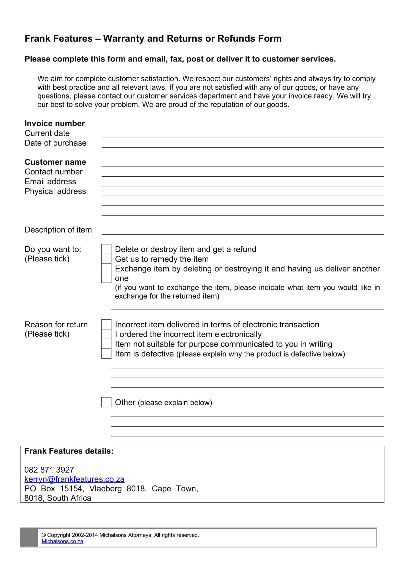 Free Printable Refund Policy Templates Word PDF Services Digital Free Printable Refund Policy Templates Word PDF Services Digital
