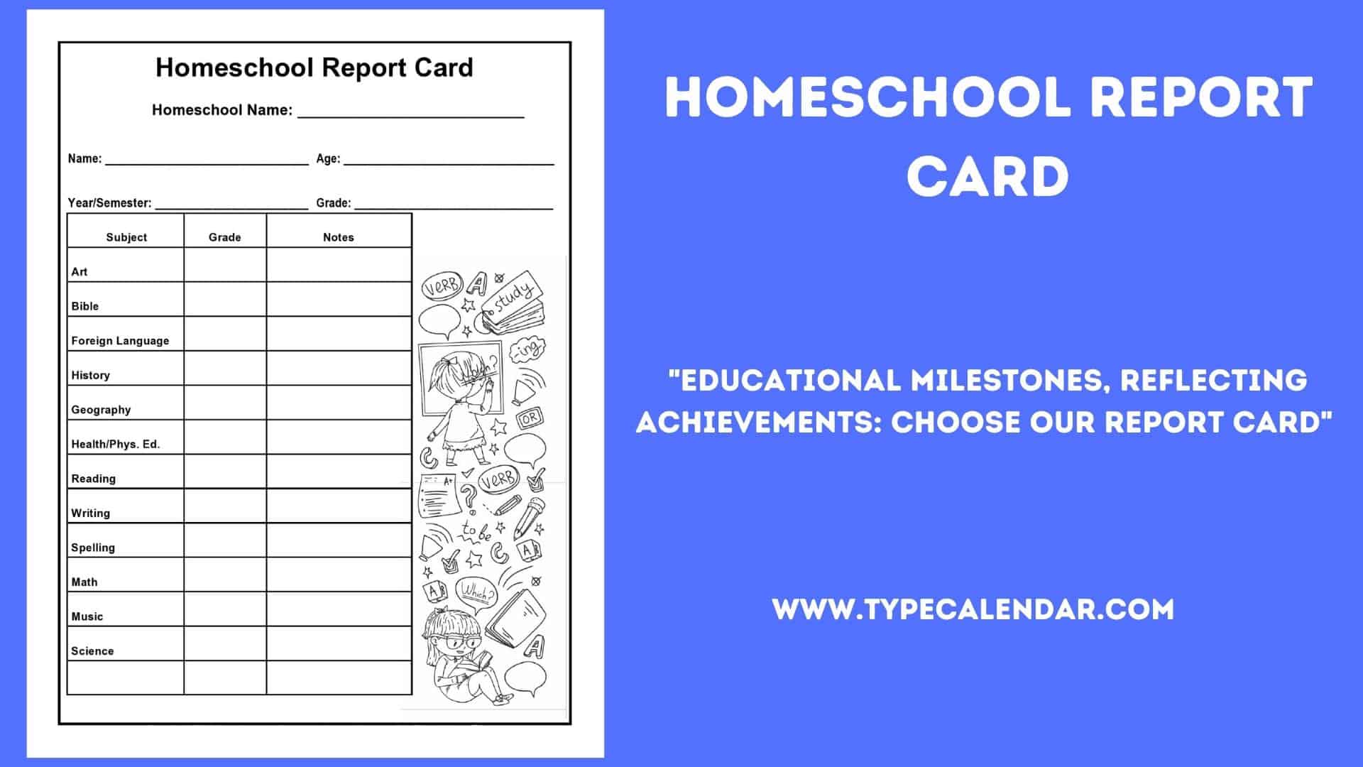 Blank Report Card Informacionpublica svet gob gt