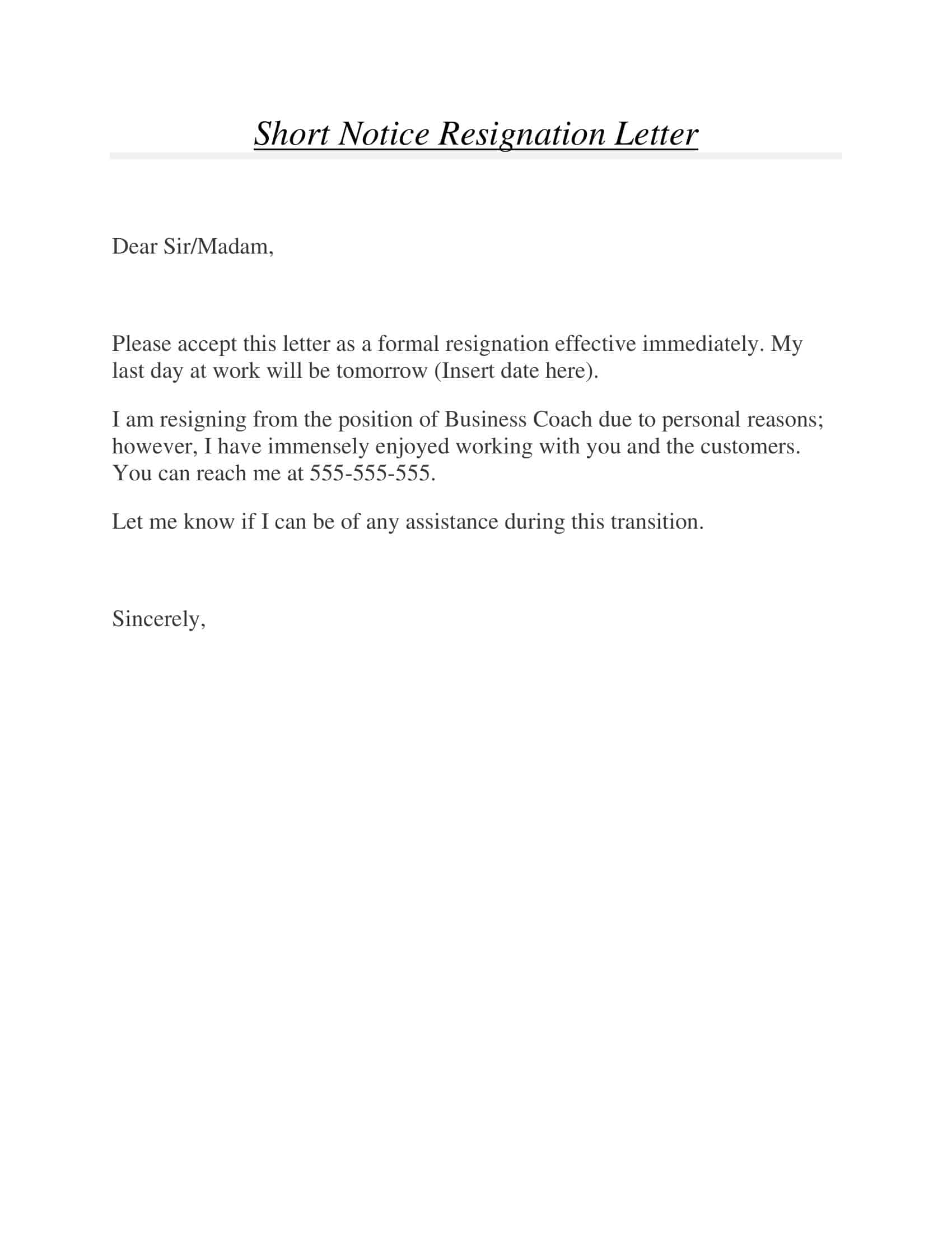 Resignation Letter Template Hostile Work Environment Resignation Letter Template Hostile Work Environment