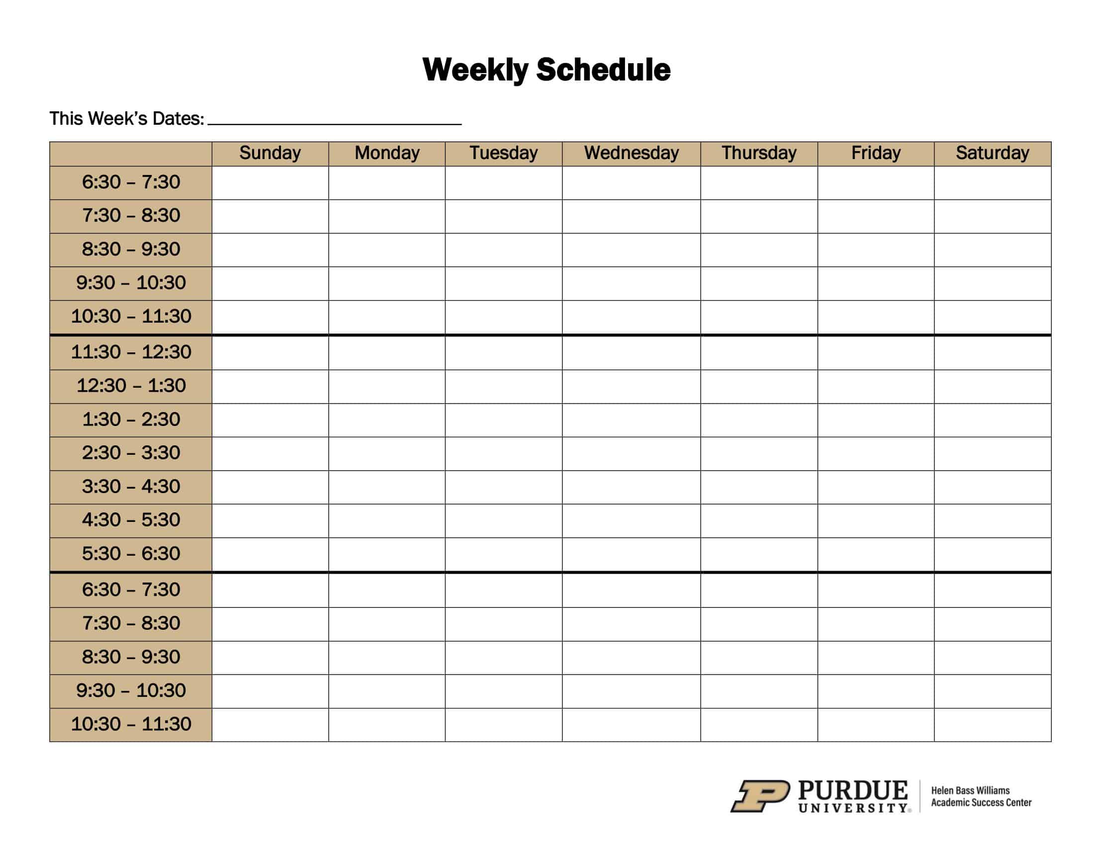 Free Printable Weekly Schedule Templates Excel PDF Word Free Printable Weekly Schedule Templates Excel PDF Word