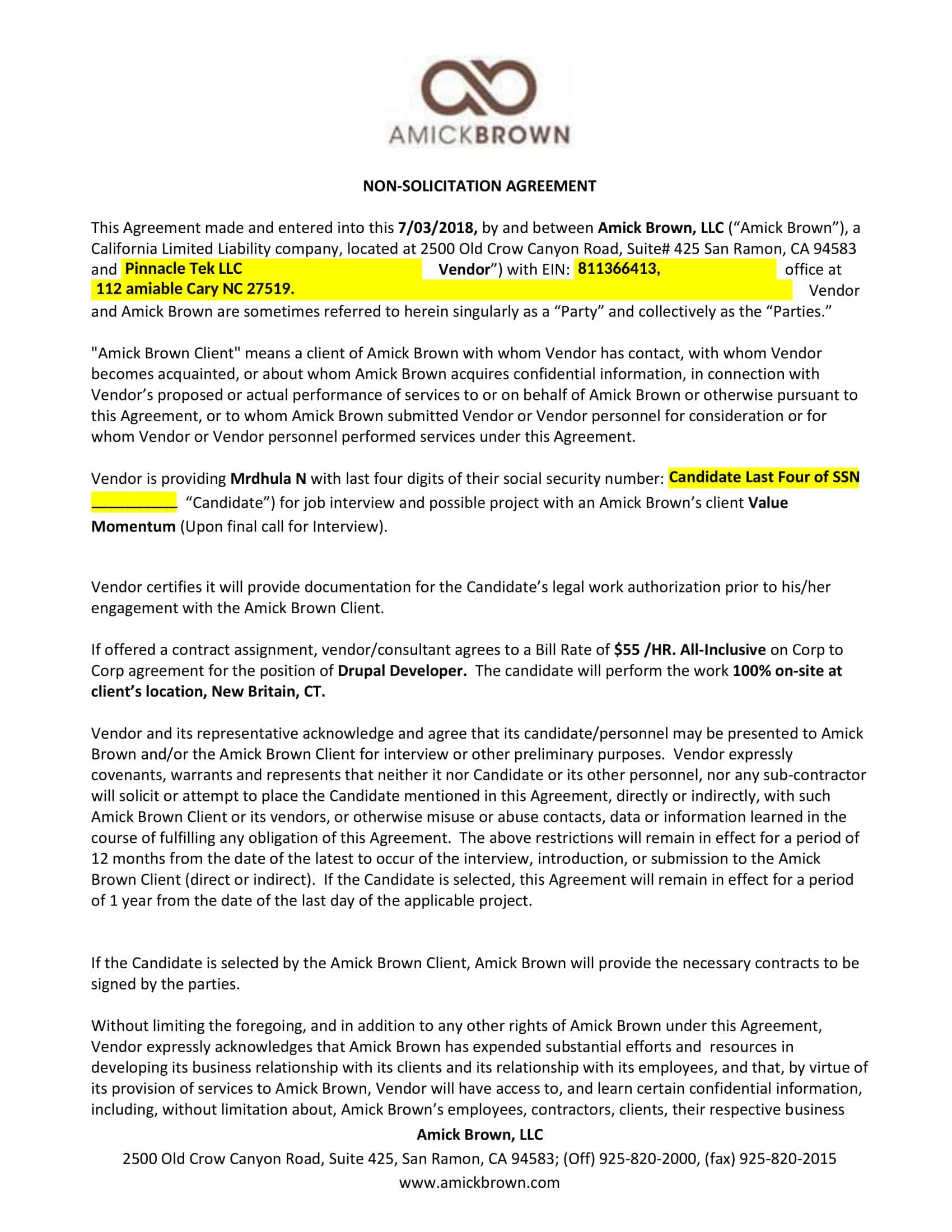 Free Printable Non Solicitation Agreement Templates Word PDF free-printable-non-solicitation-agreement-templates-word-pdf
