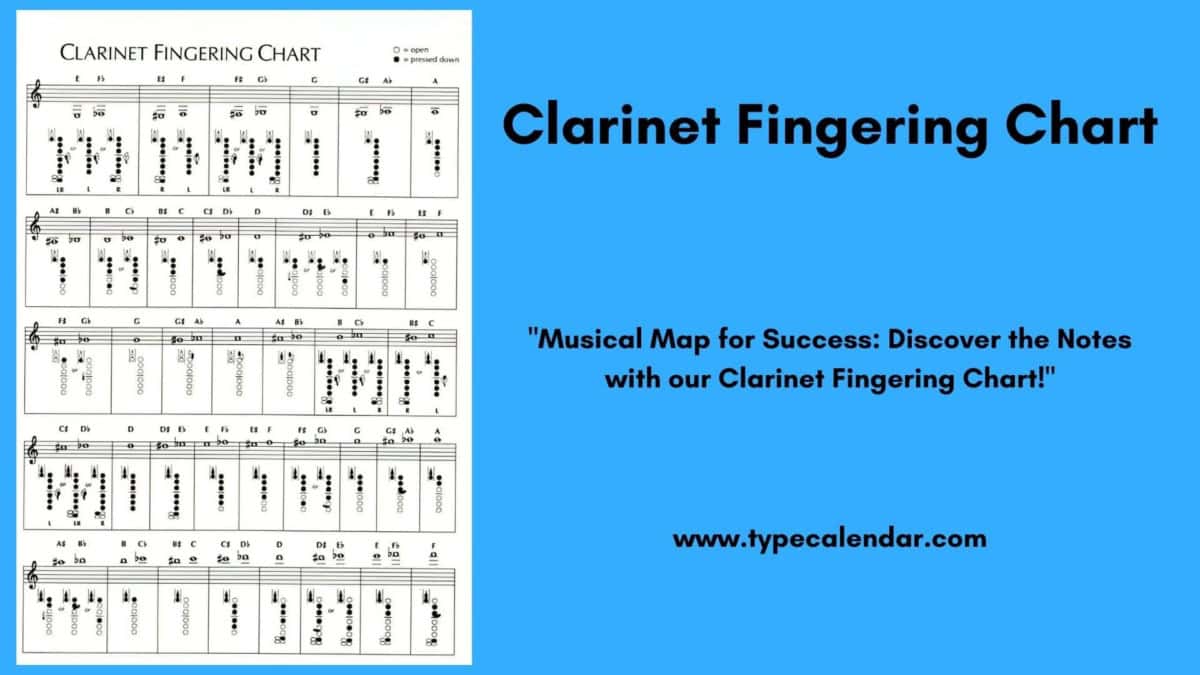 Free Printable Clarinet Fingering Charts [PDF] Altissimo